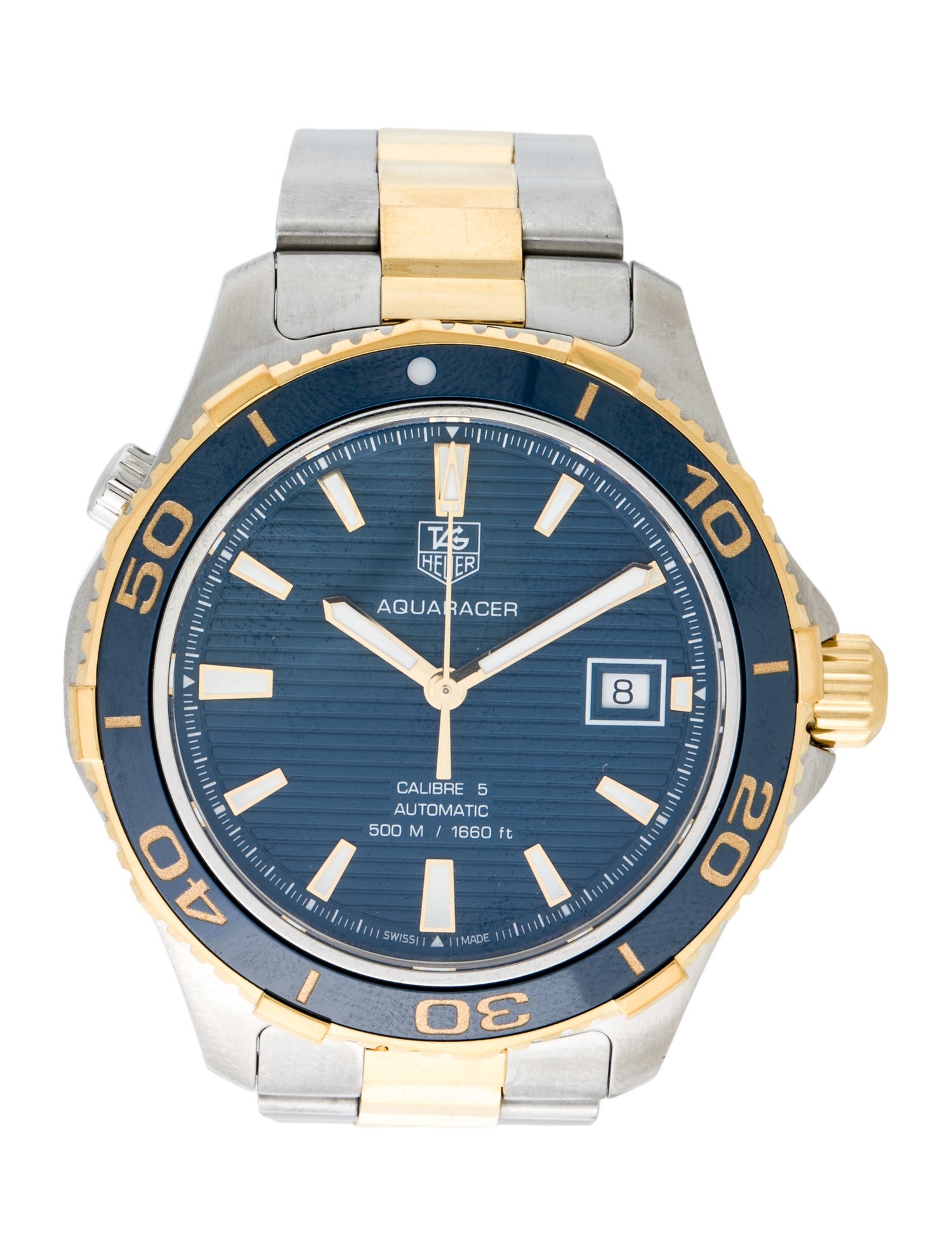 Tag Heuer Aquaracer Calibre 5 Watch - WAK2120.BB0835 | The RealReal