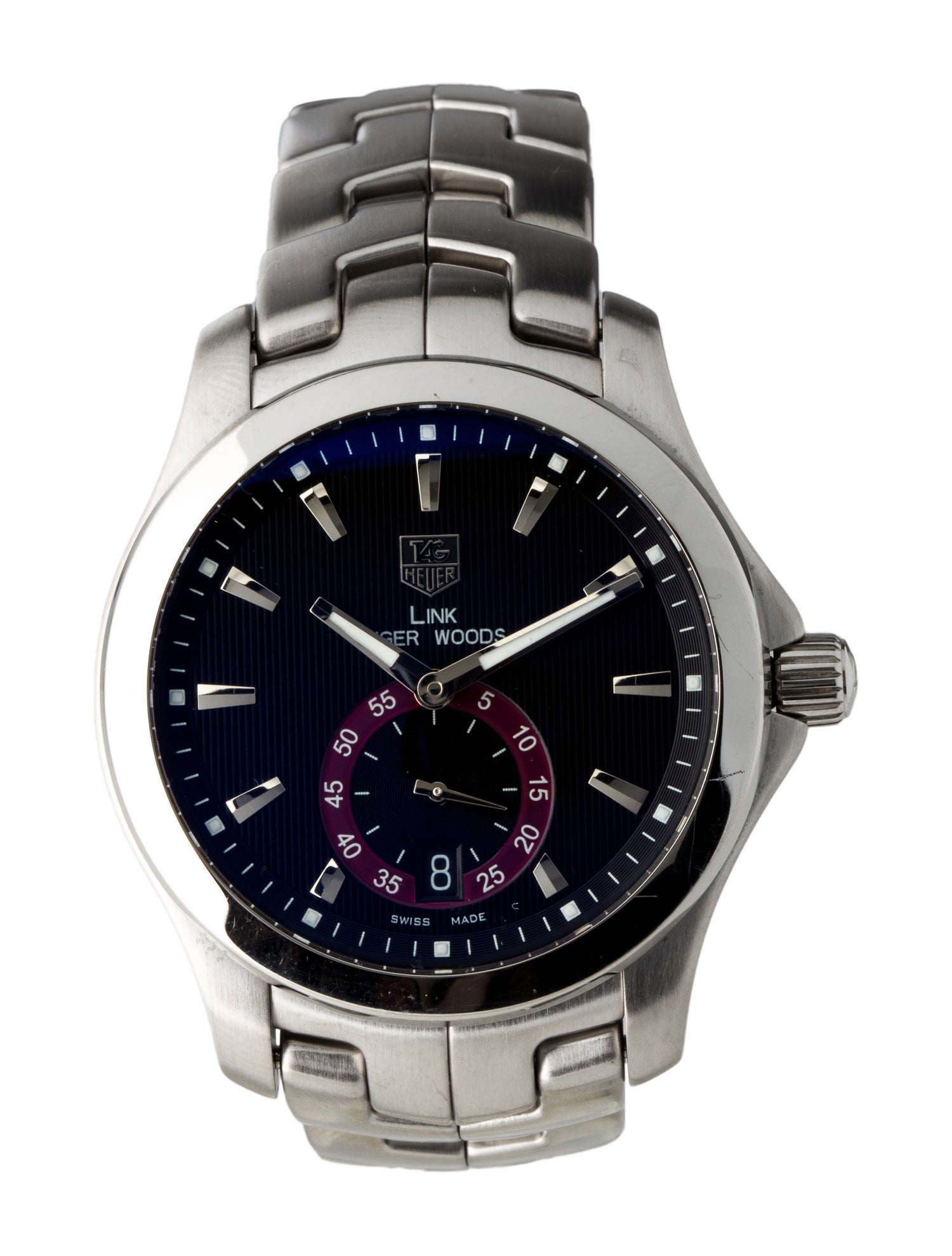 Tag Heuer Link Tiger Woods Watch - WJF211D.BA0570 | The RealReal