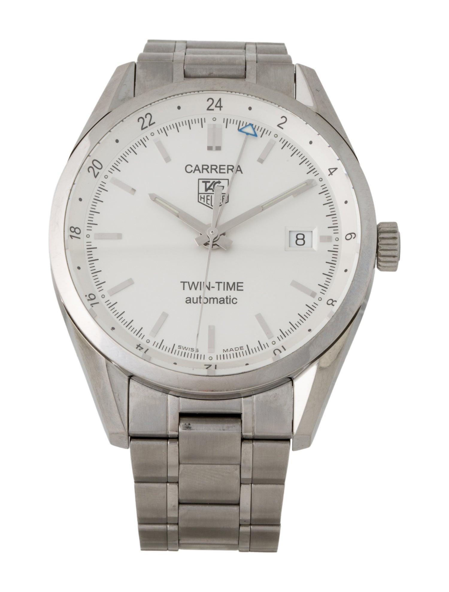 Tag Heuer Carrera Twin Time Watch - WV2116-0 | The RealReal