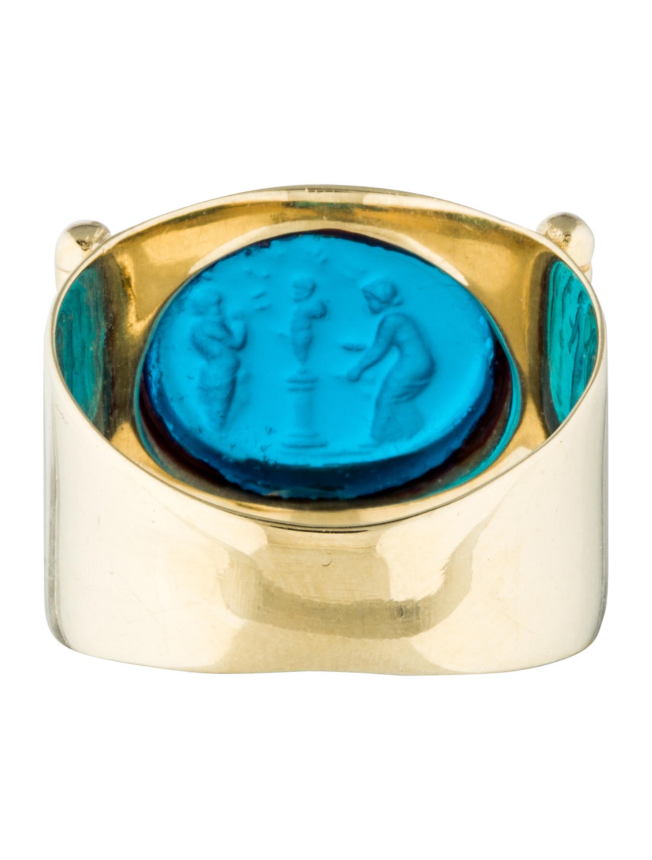 Tagliamonte 14K Venetian Glass Cameo Ring - Rings - TAM20140 | The RealReal