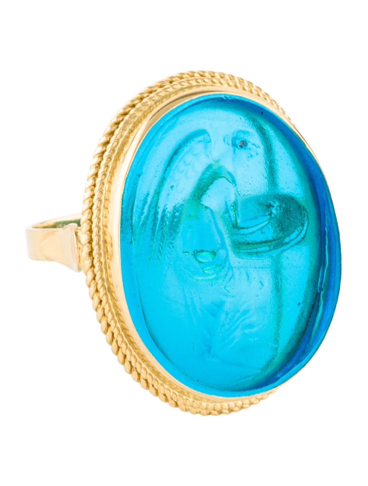 Tagliamonte 18K Venetian Angel Cameo Ring - Rings - TAM20480 | The RealReal
