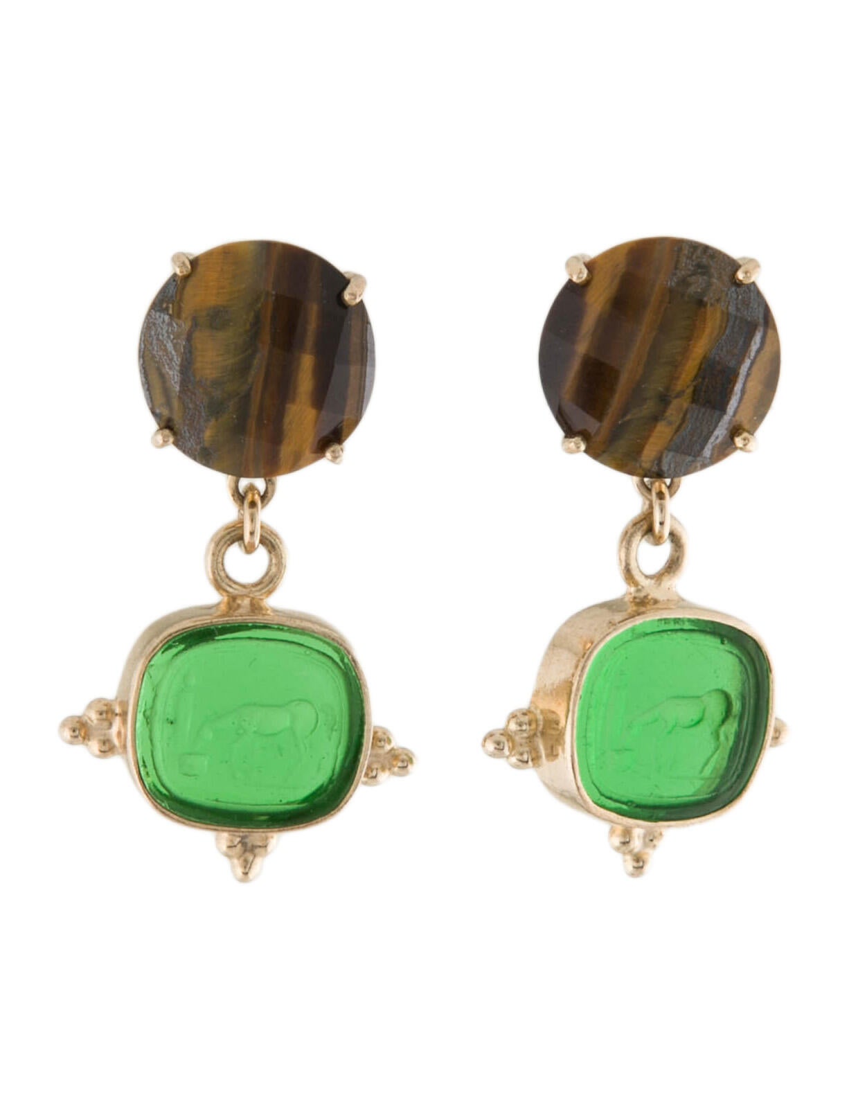 Tagliamonte 14K Neoclassical Pearl Drop Earrings - 14K Yellow Gold Drop ...