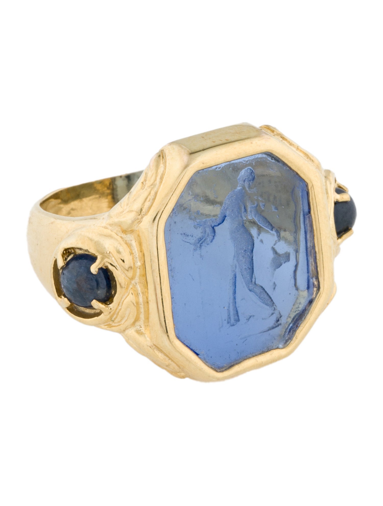 Tagliamonte Glass & Sapphire Cocktail Ring - Blue, Sterling Silver ...