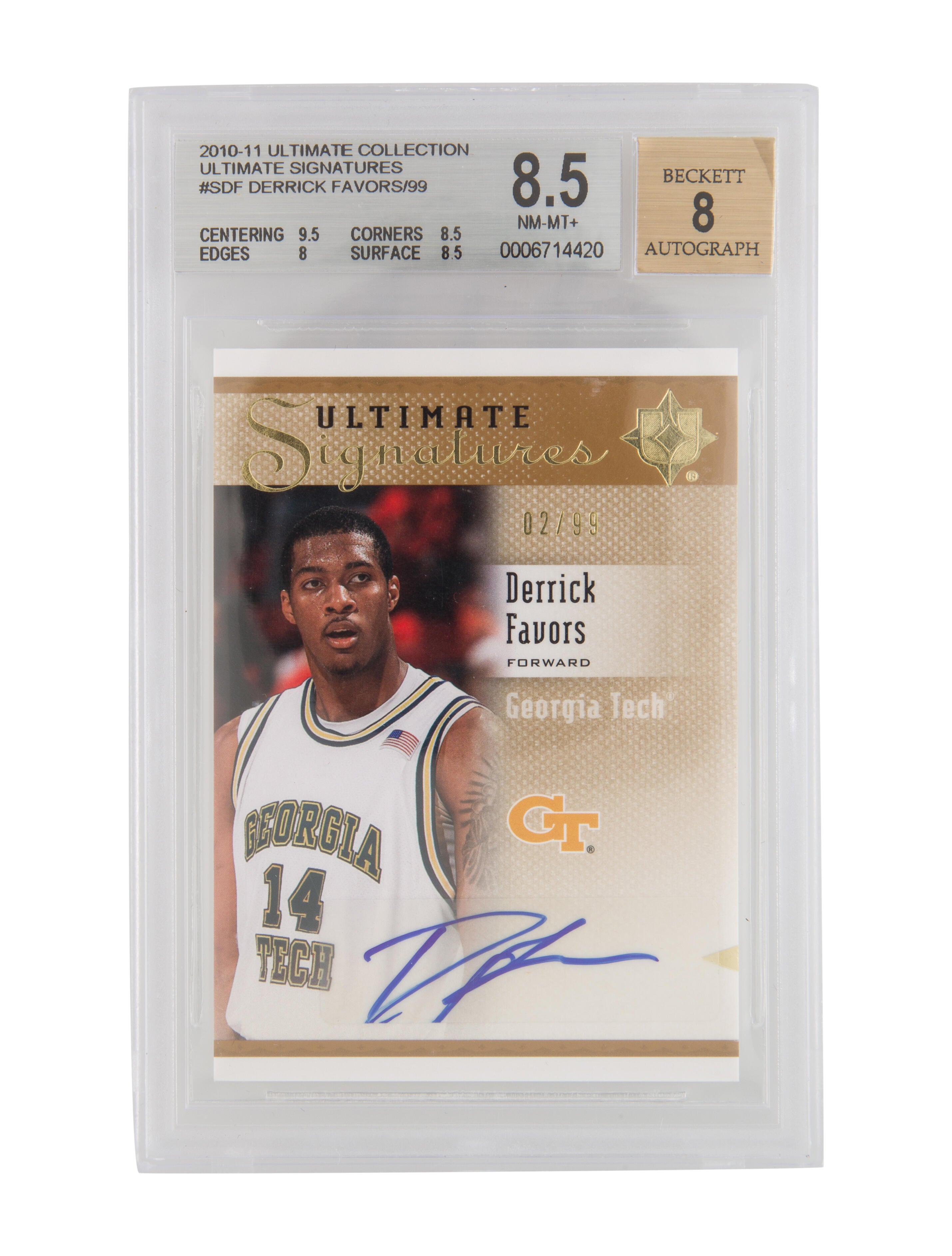 Trading Cards 2010-11 Ultimate Collection Ultimate Signatures Derrick ...