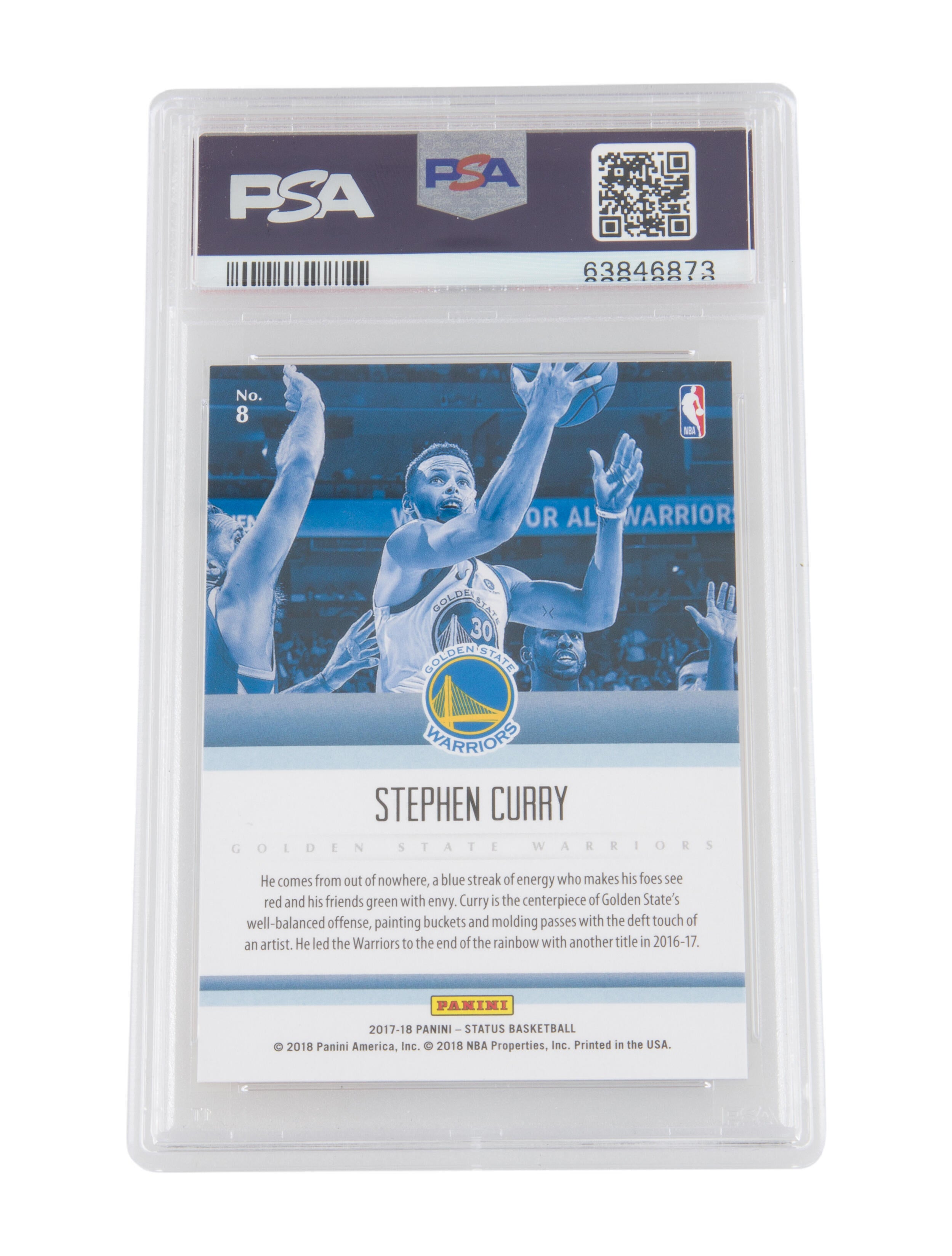 Trading Cards 2017 Panini Status Stephen Curry PSA 10 Symbols Gold /10 ...
