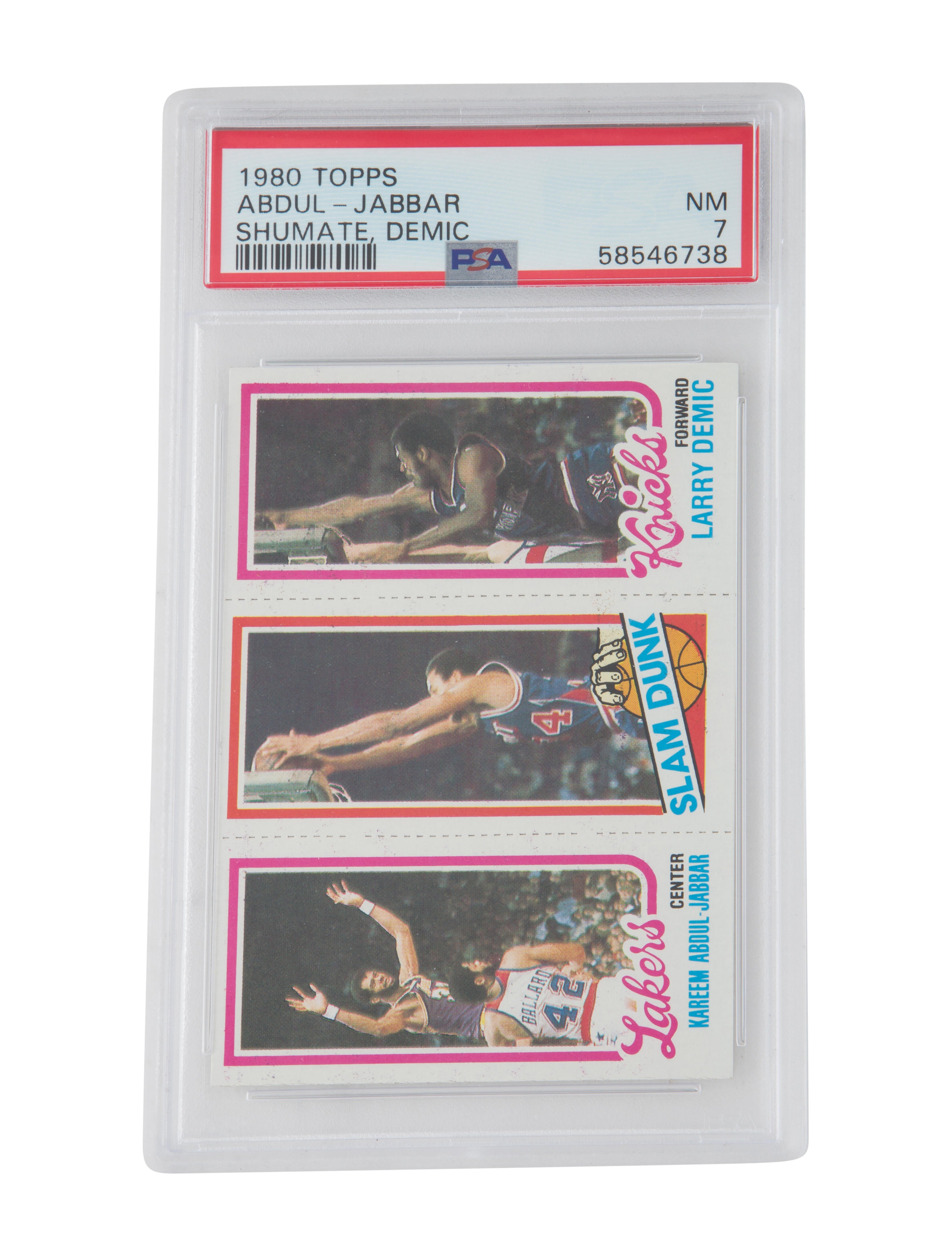 Trading Cards 1980 Topps Kareem Abdul-Jabbar, John Shumate, Larry Demic ...