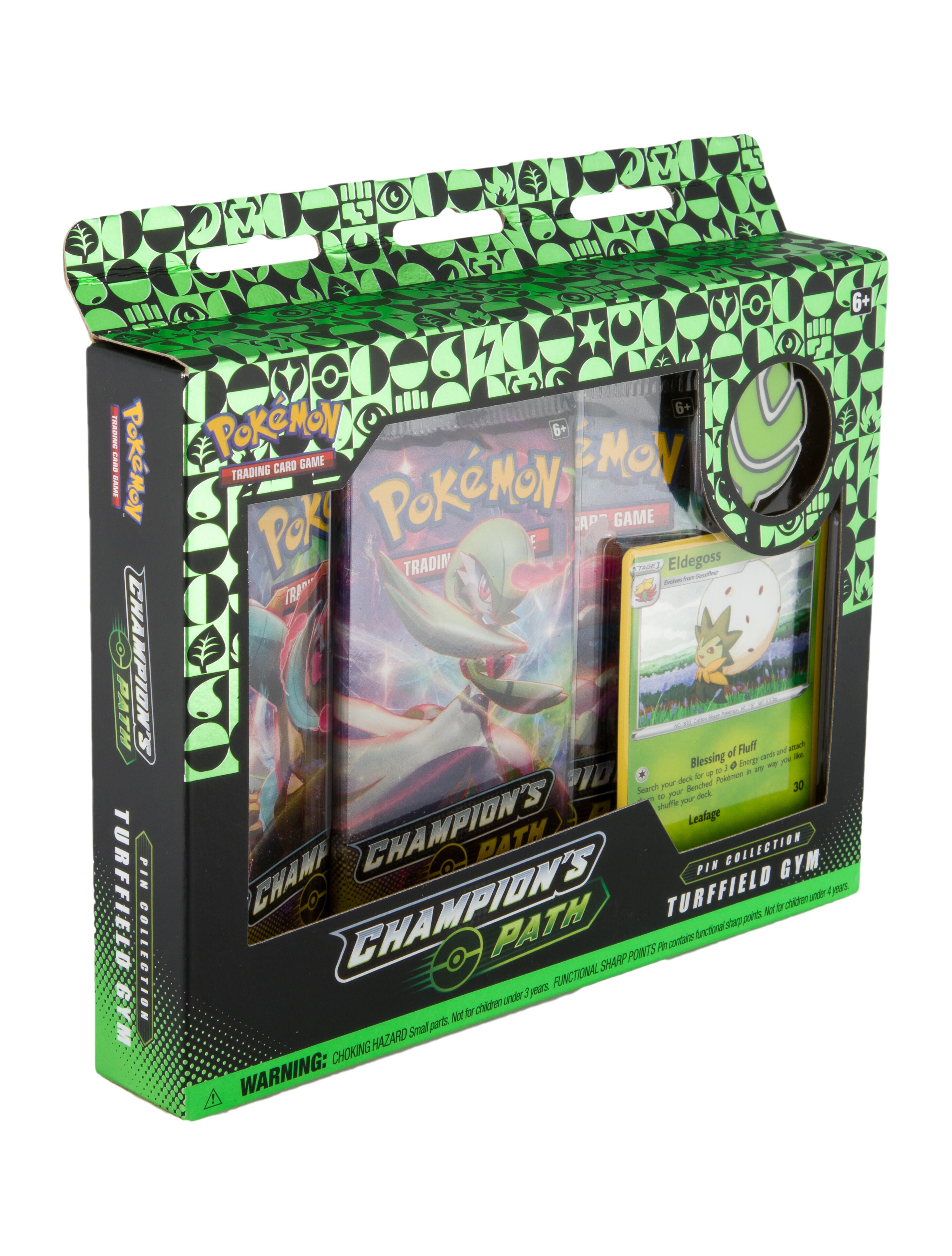 Trading Cards Pokémon Champion's Path Turffield Gym Pin Collection TCG ...