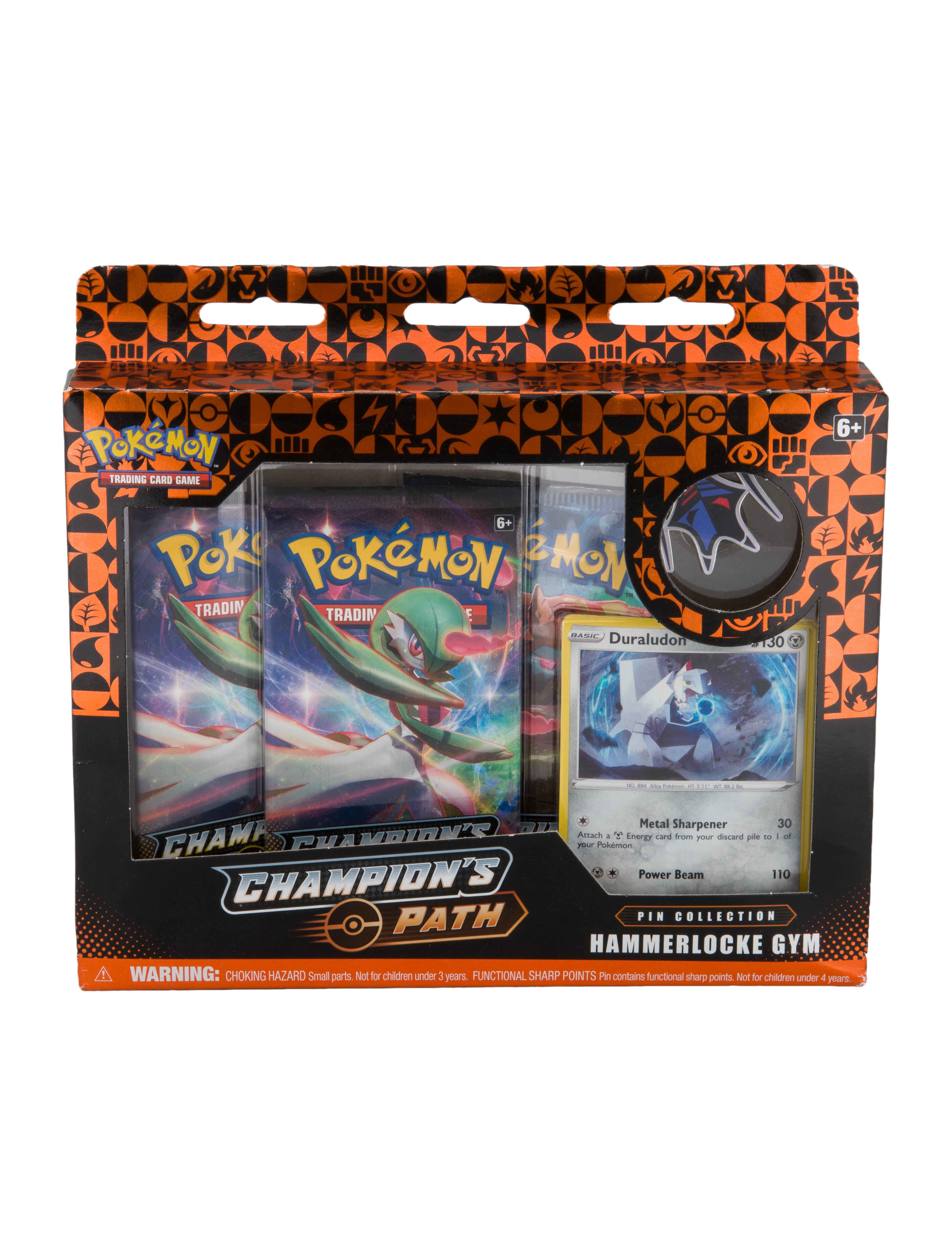 Trading Cards Pokémon Champion's Path Hammerlocke Gym Pin Collection ...