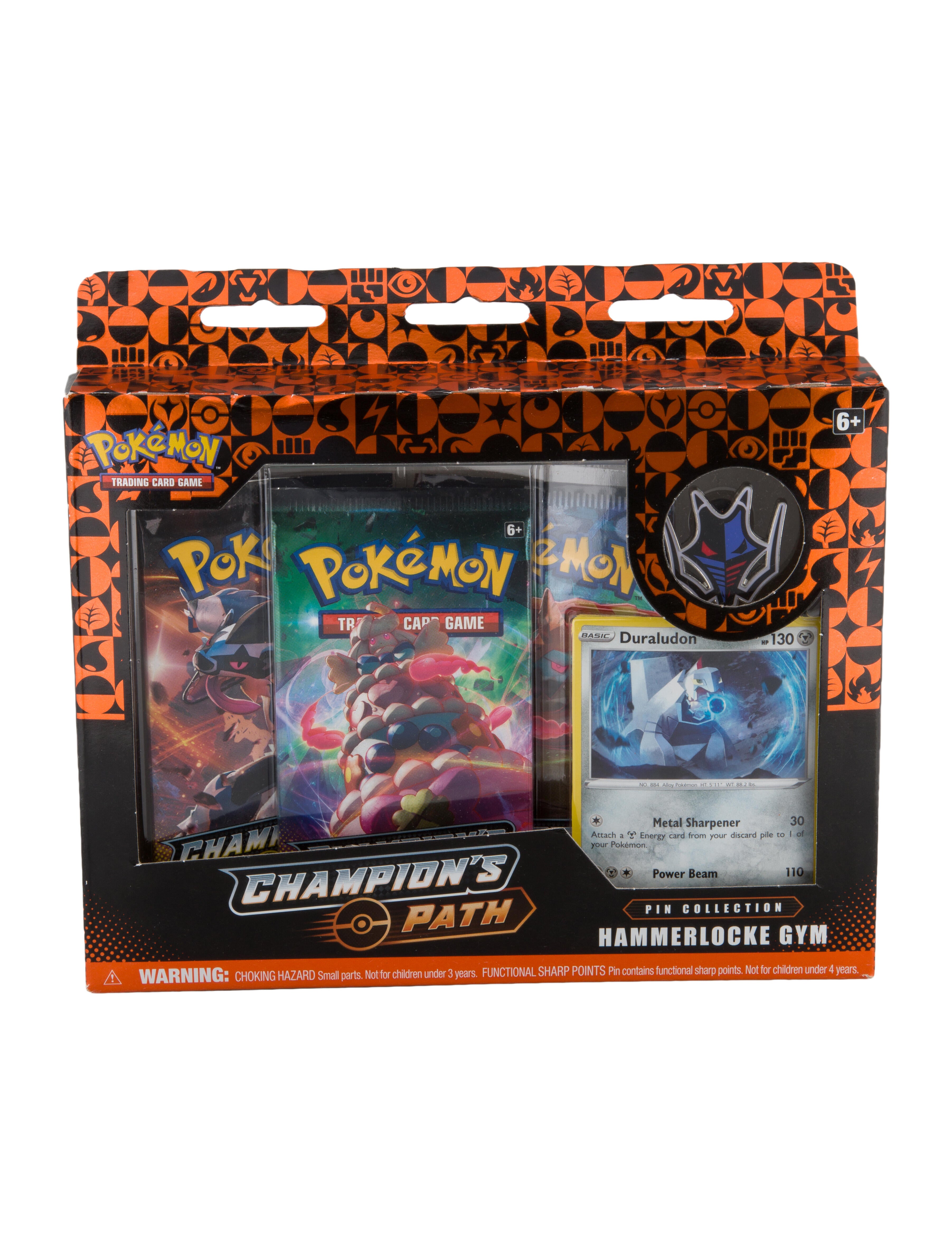 Trading Cards Pokémon Champion's Path Hammerlocke Gym Pin Collection ...