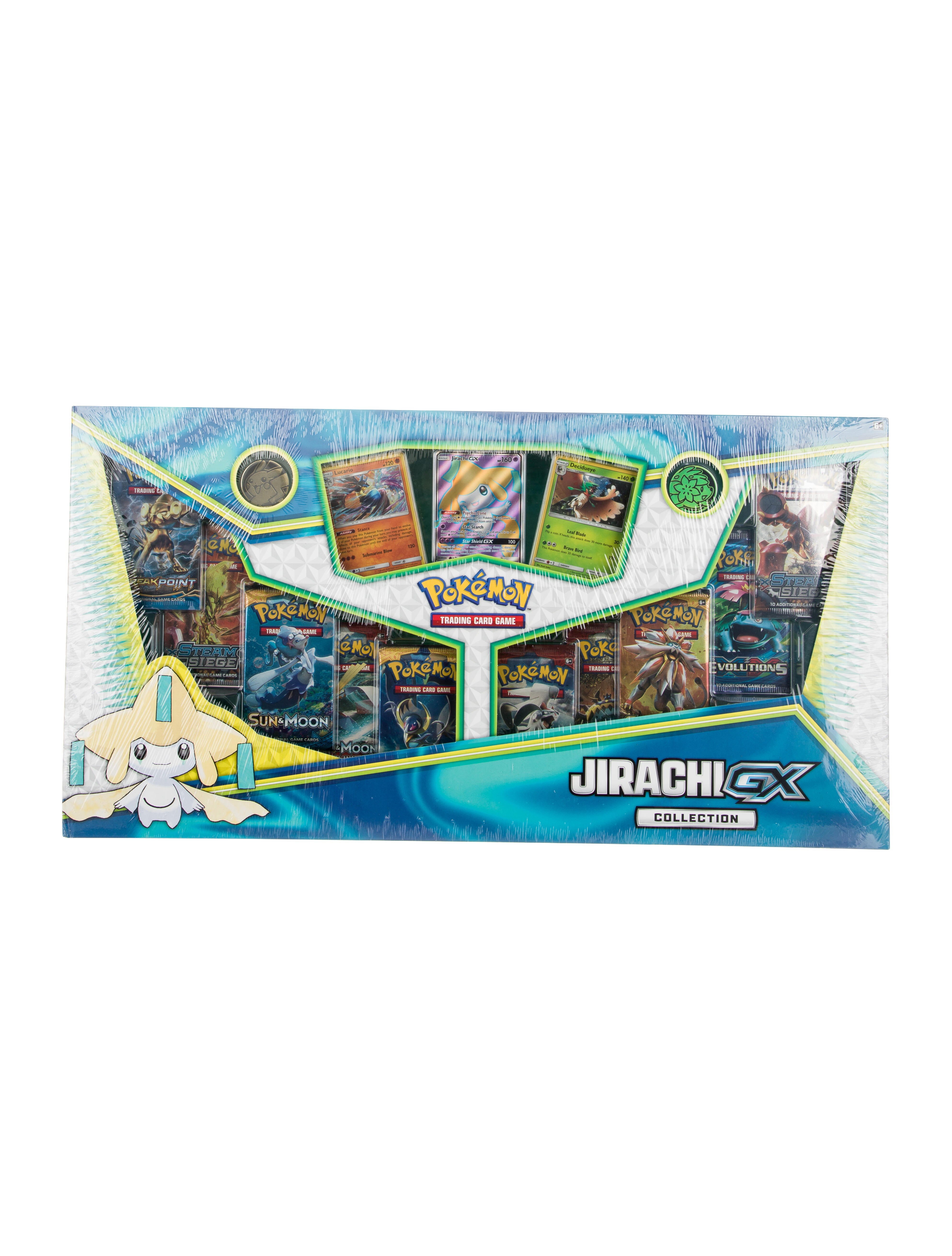 Trading Cards 2020 Pokémon Jirachi GX Collection - Blue Trading Cards ...