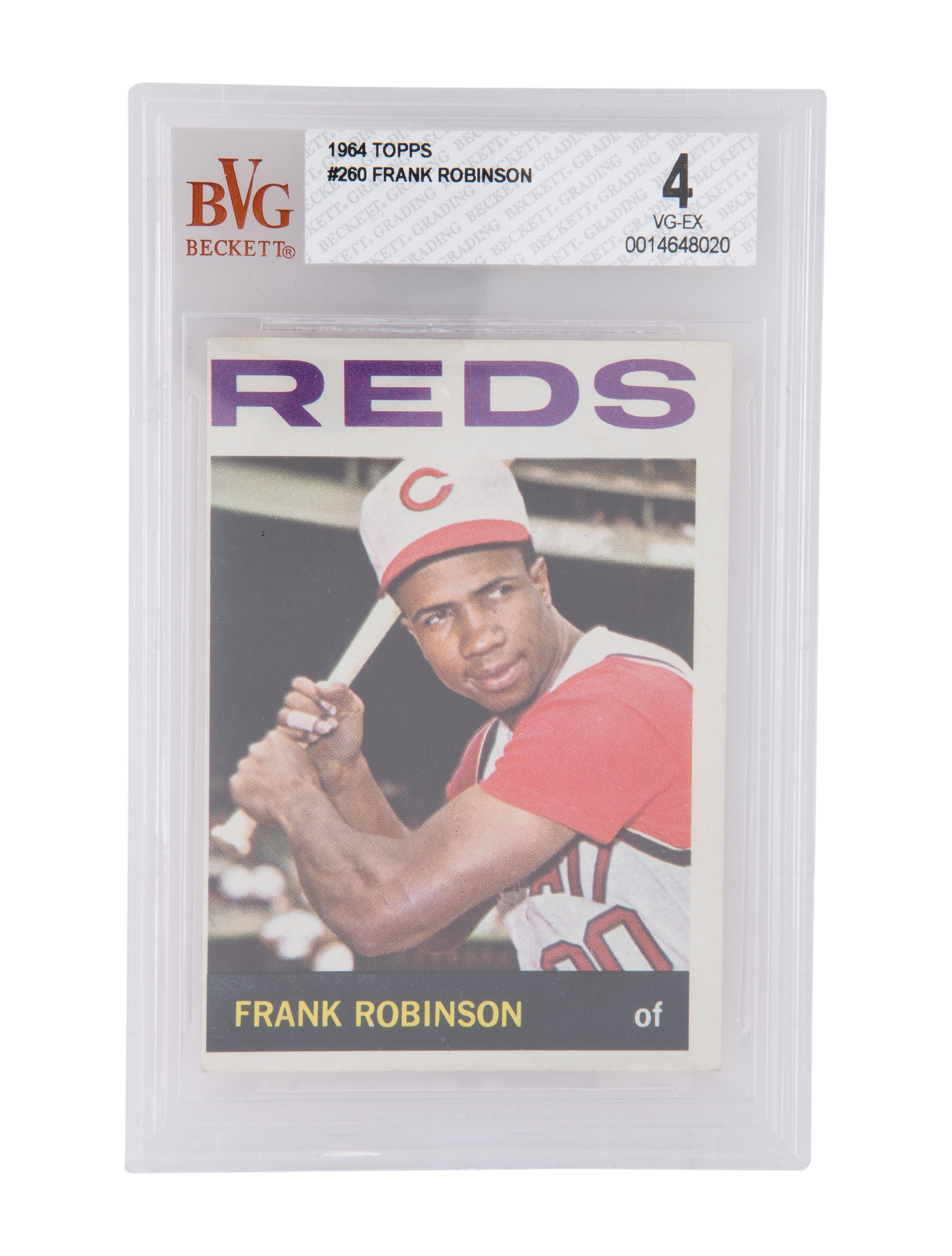 Trading Cards 1964 Topps Frank Robinson BVG 4 #260 - POP 16 - Red ...