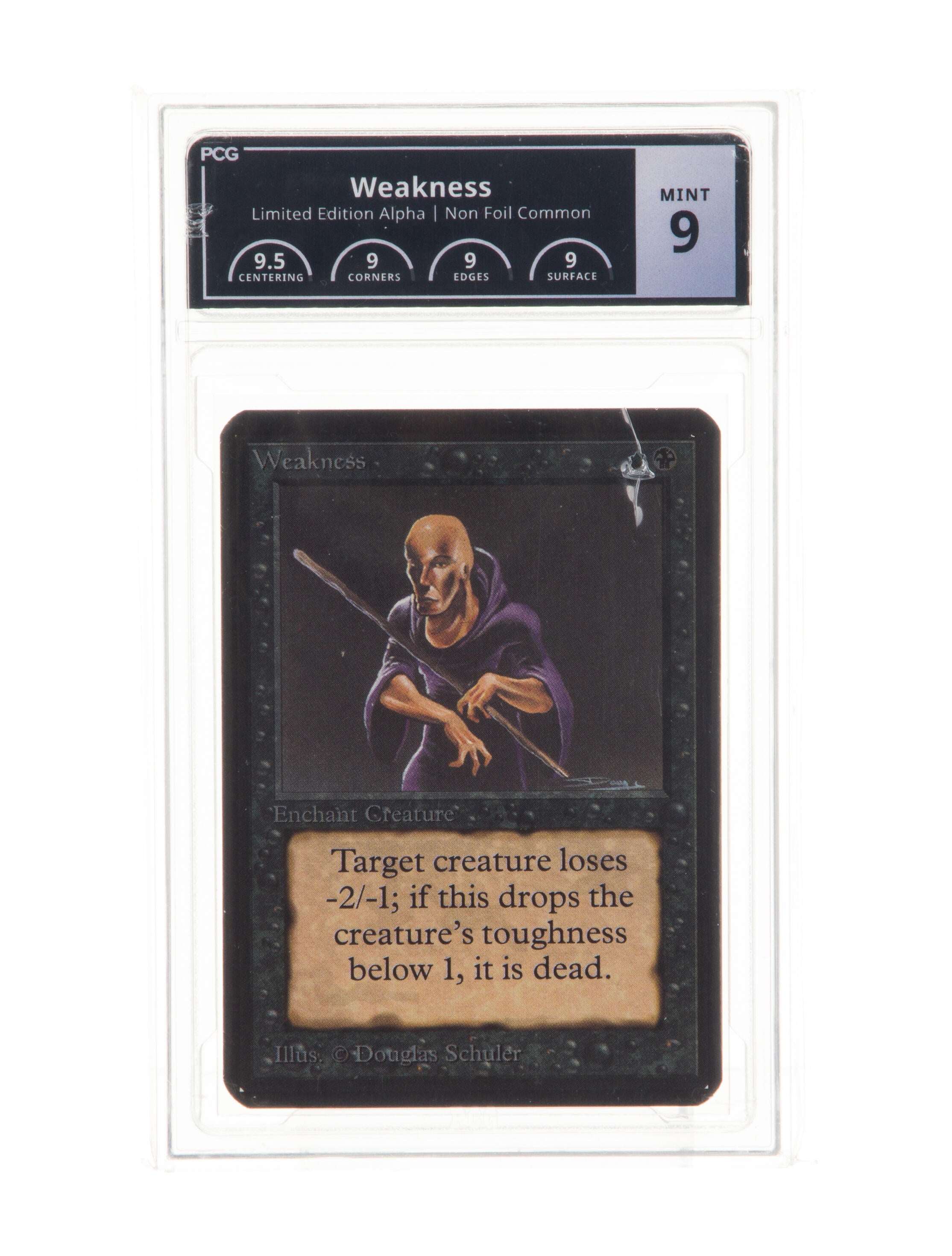 Trading Cards 1993 Magic the Gathering Weakness Alpha C K PCG 9 - POP 4 ...