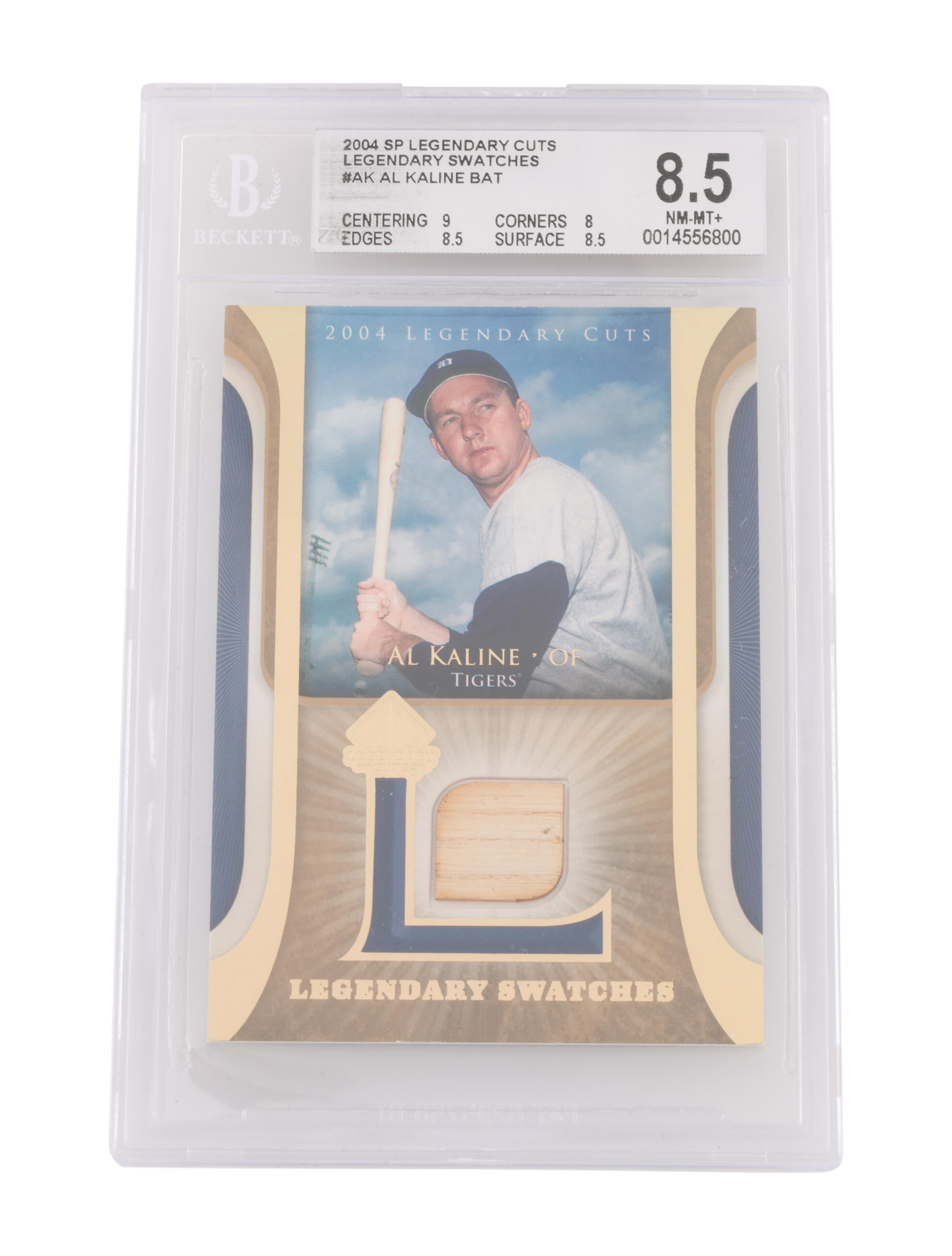 Trading Cards 2004 SP Legendary Cuts Al Kaline BGS 8.5 Legendary ...