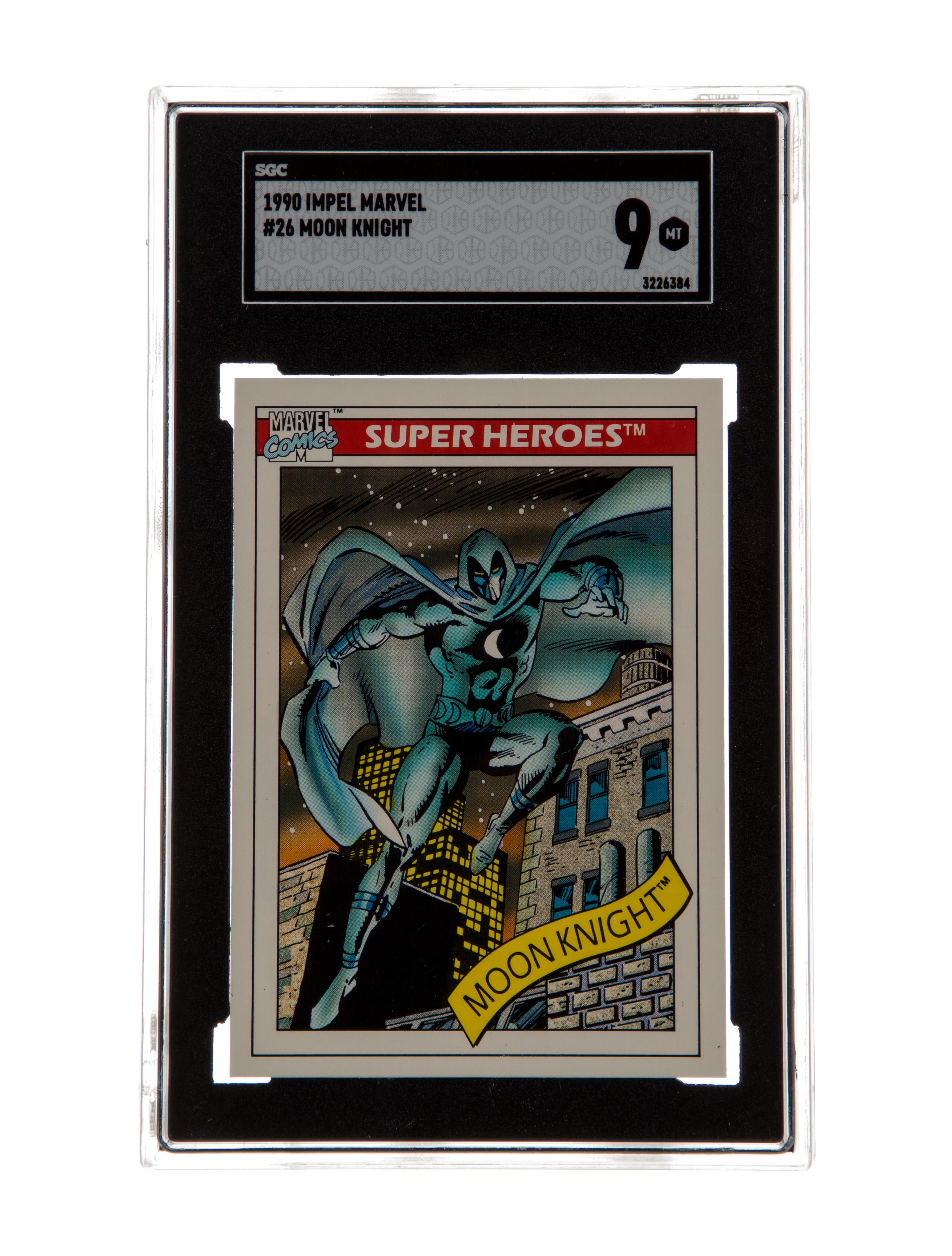 Trading Cards 6-Piece 1990 Impel Marvel Bundle - SGC 9 - Includes Black ...