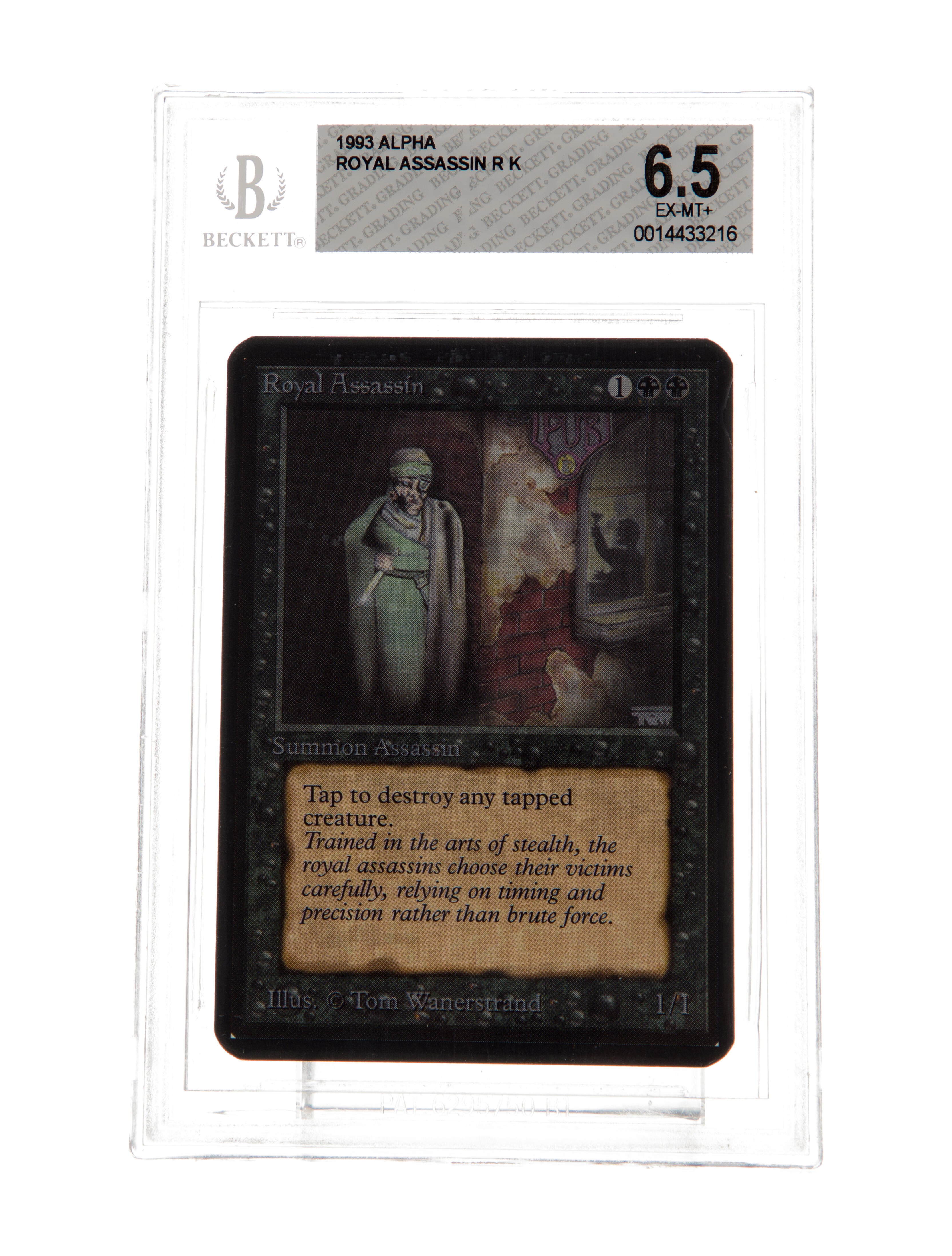 Trading Cards 1993 Magic: The Gathering Alpha Edition Royal Assassin ...