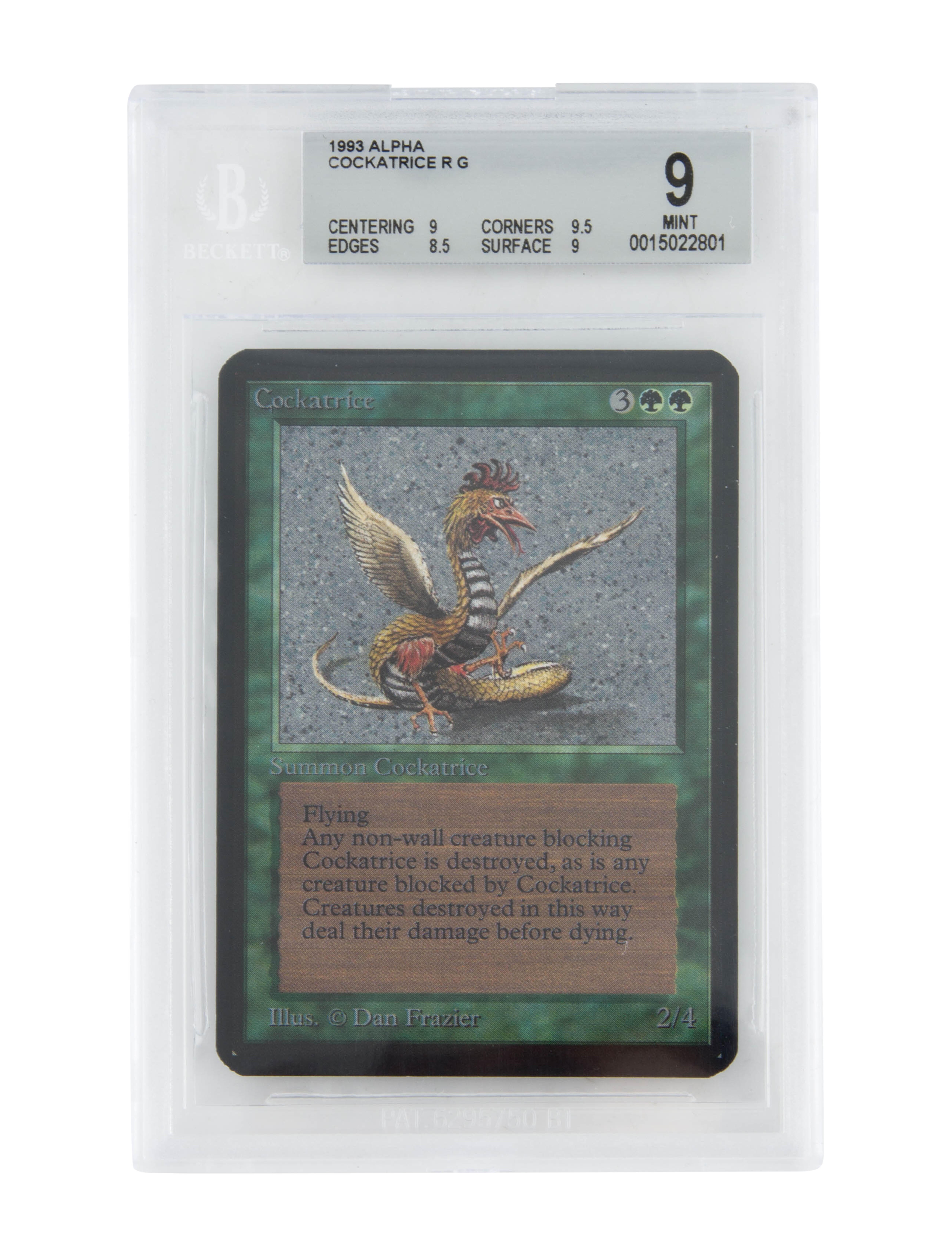 Trading Cards 1993 Magic The Gathering Alpha Cockatrice Bgs 9 Tcg Trading Cards