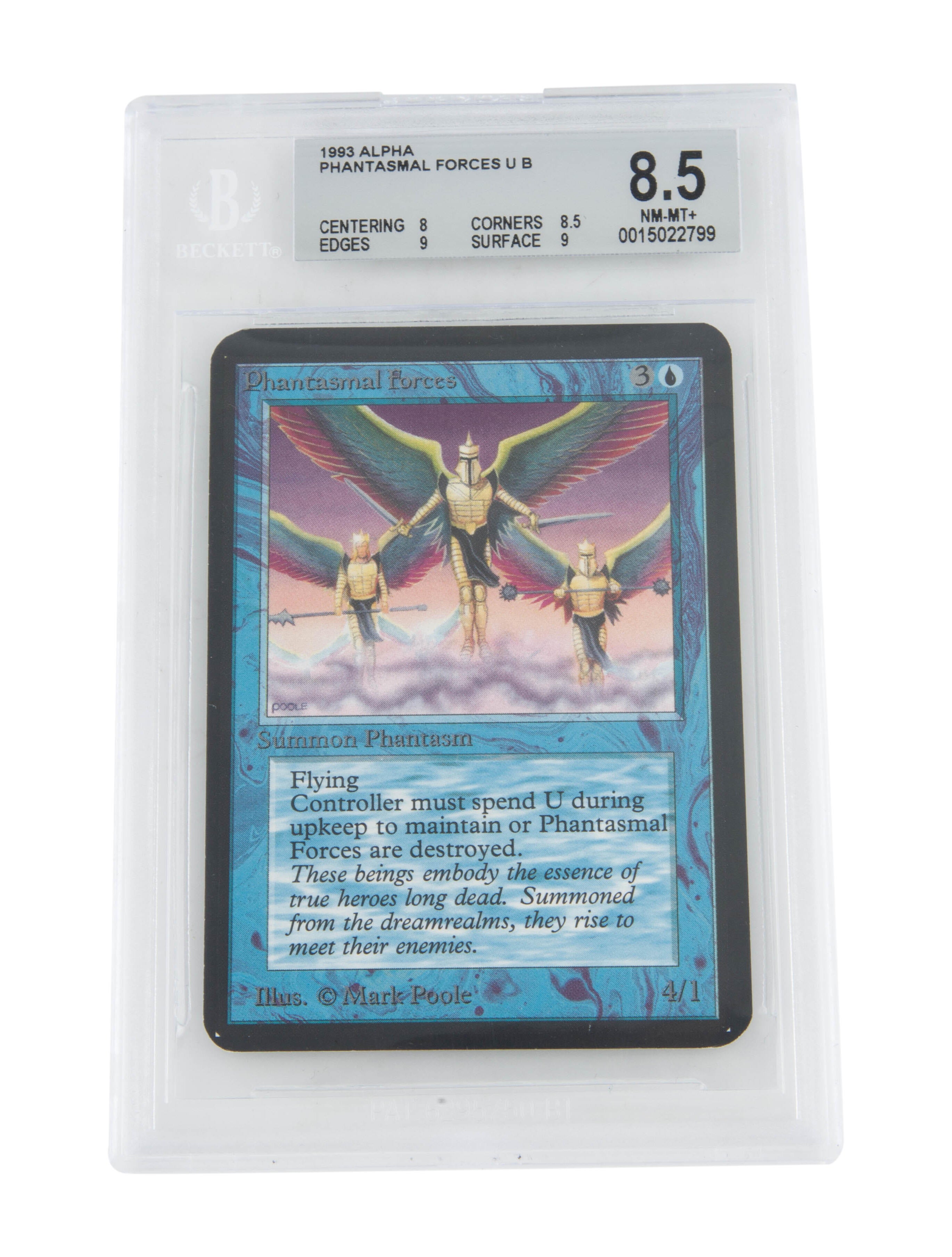 Trading Cards 1993 Magic: The Gathering Alpha Phantasmal Forces BGS 8.5 ...