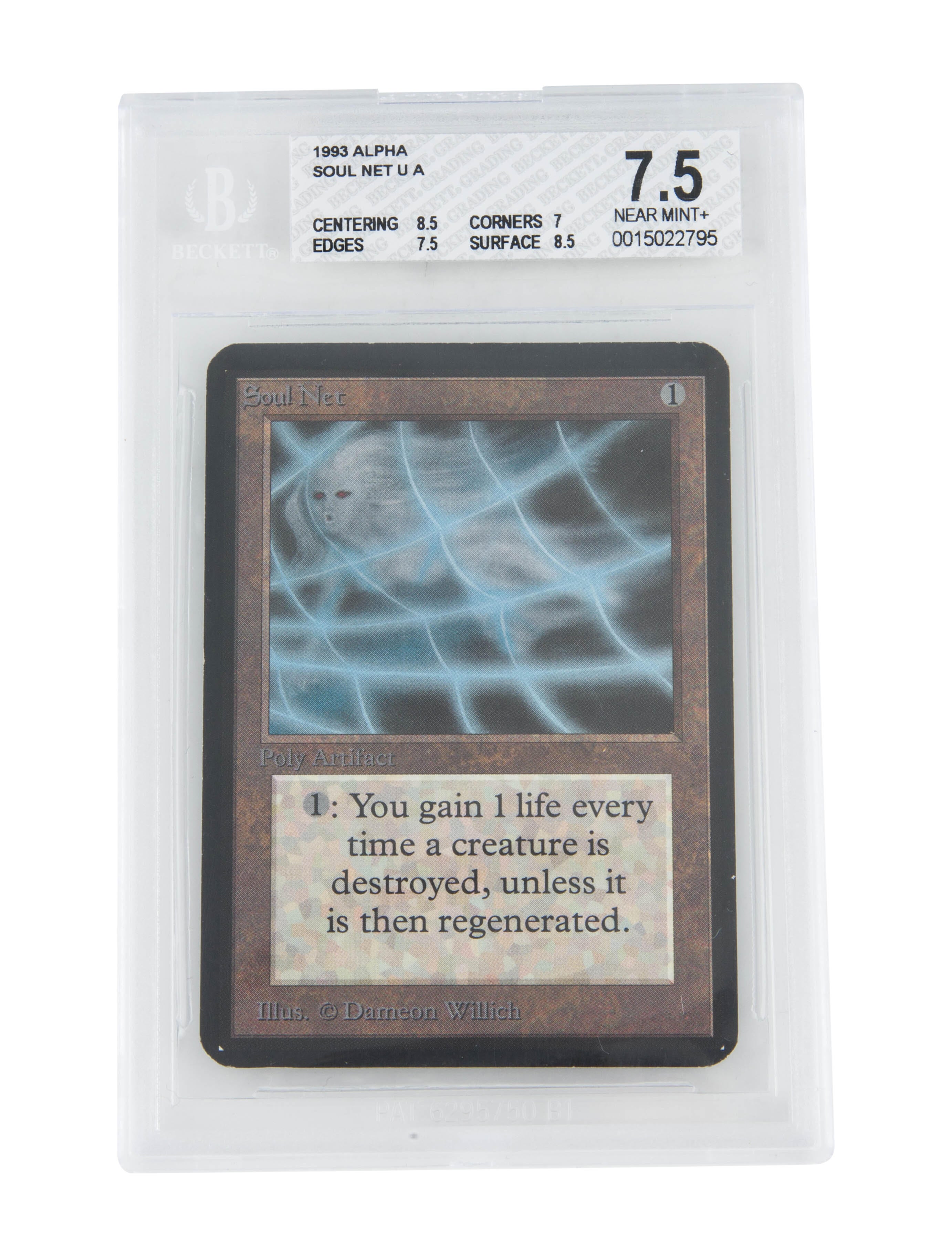 Trading Cards 1993 Magic: The Gathering Alpha Soul Net BGS 7.5 - TCG ...