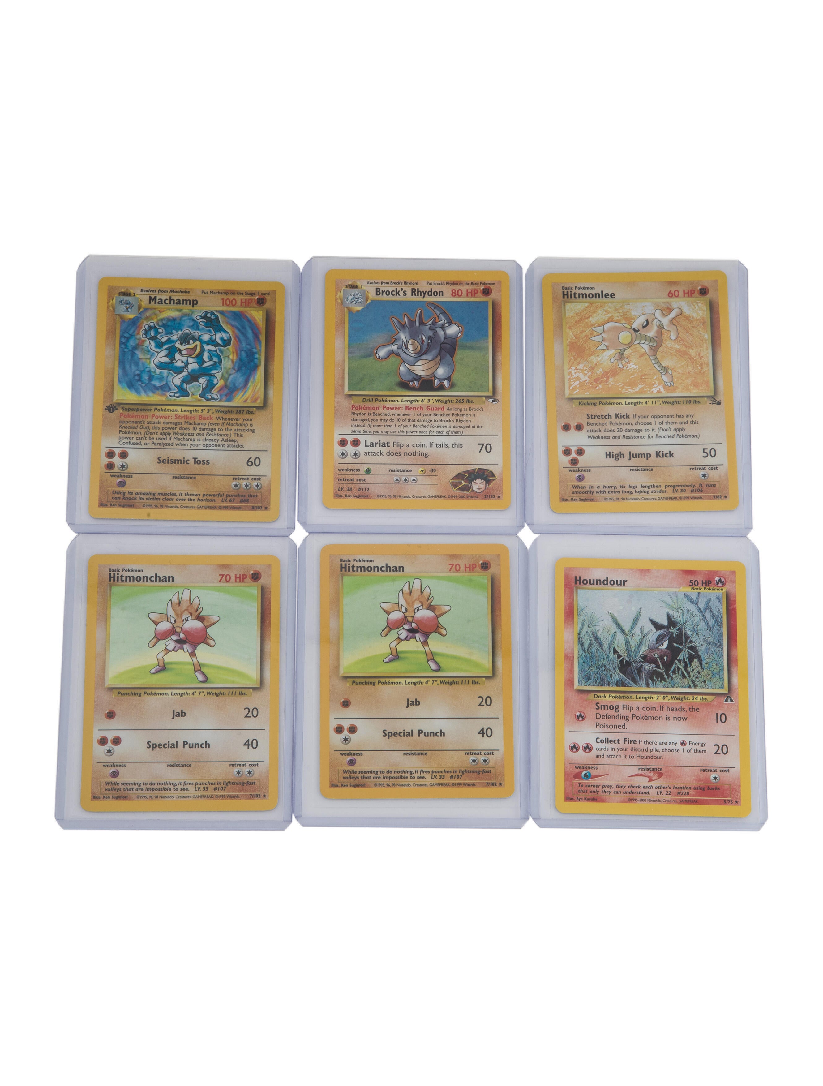 Trading Cards 15-Piece 1999-01 Pokémon Trading Card Bundle - Includes 6 ...