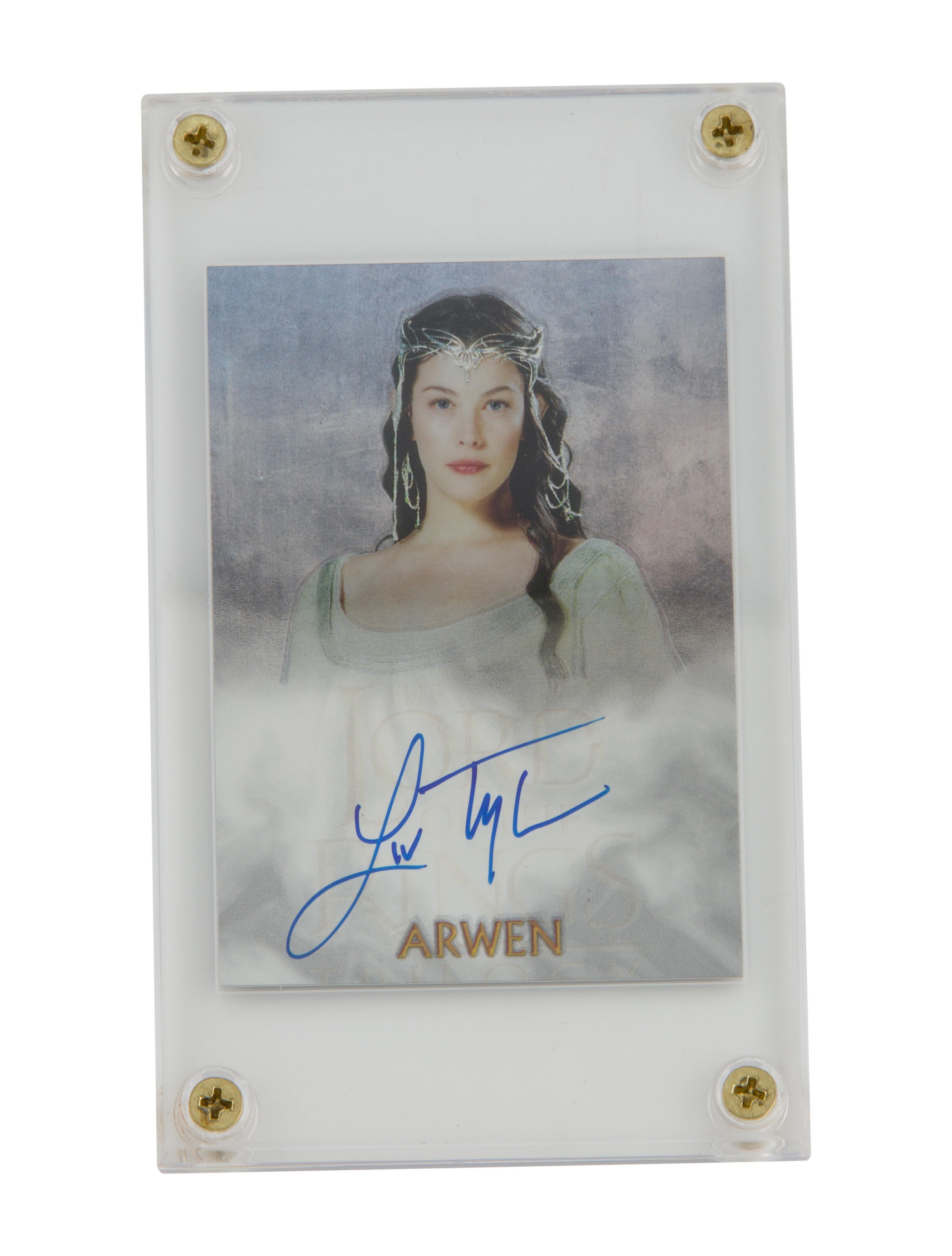 Trading Cards 2004 Topps Chrome Liv Tyler Lord of the Rings Autographed ...