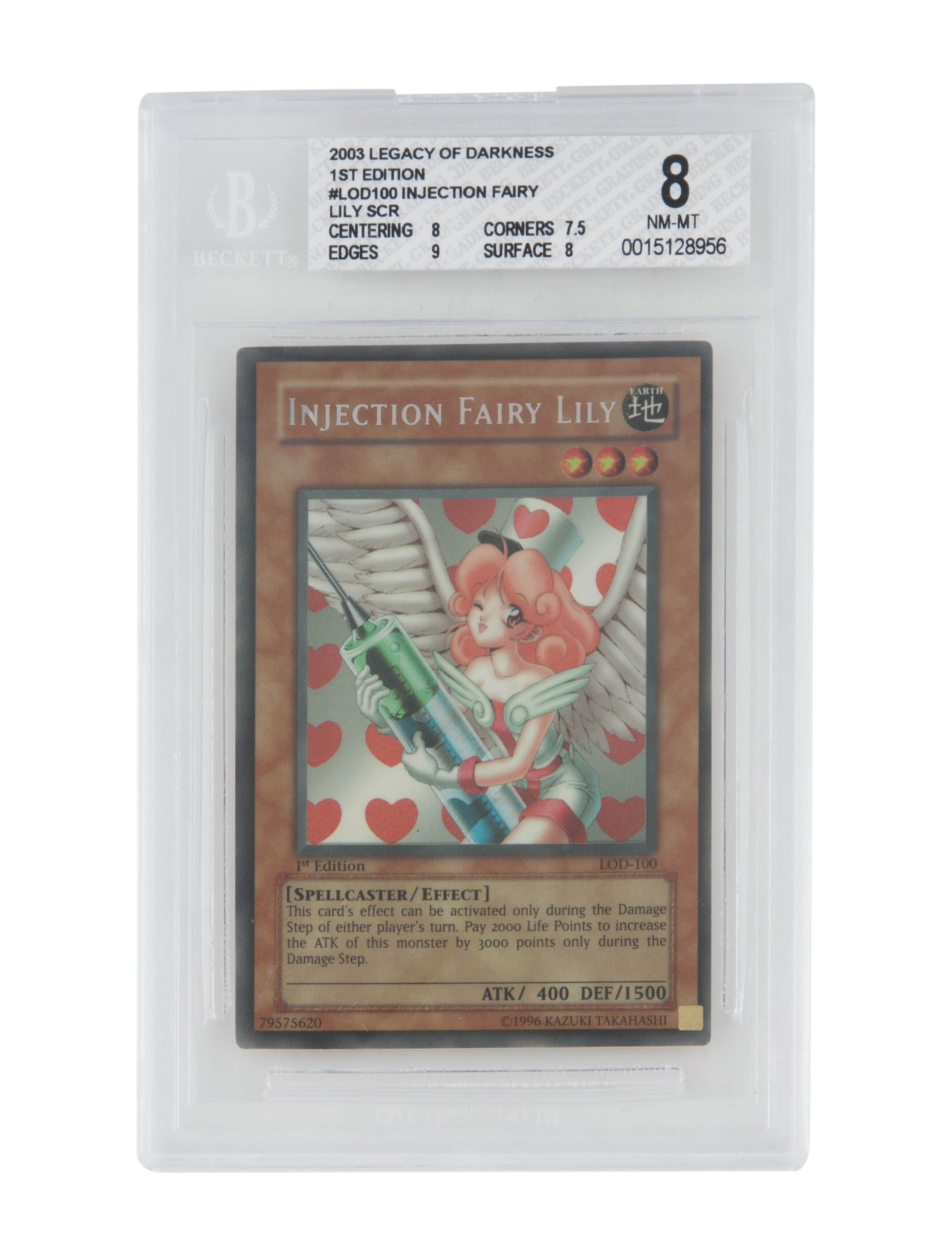 Trading Cards 2003 Yu-Gi-Oh! Injection Fairy Lily BGS 8 1st Edition #LOD-100 - TCG - Pink ...