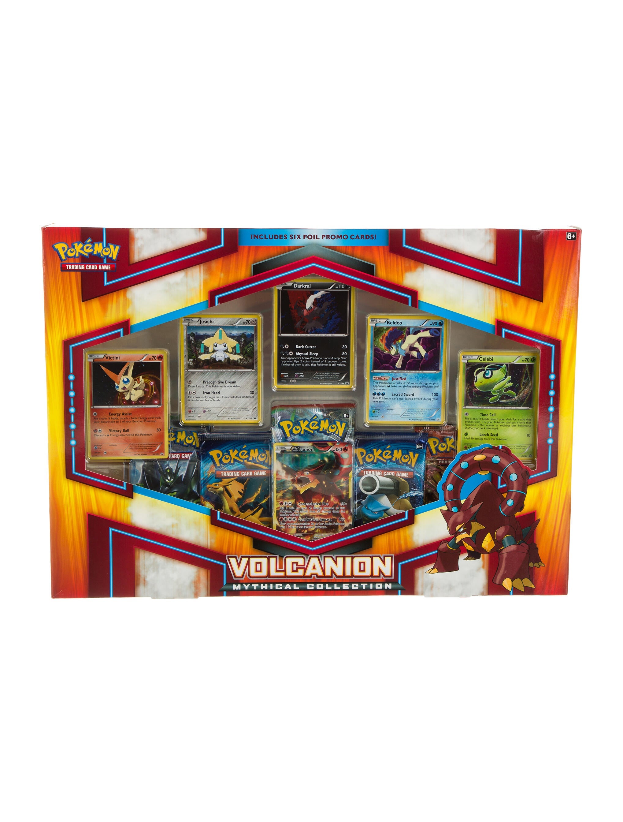 Trading Cards 2017 Pokemon Volcanion Mythical Collection Game Box ...