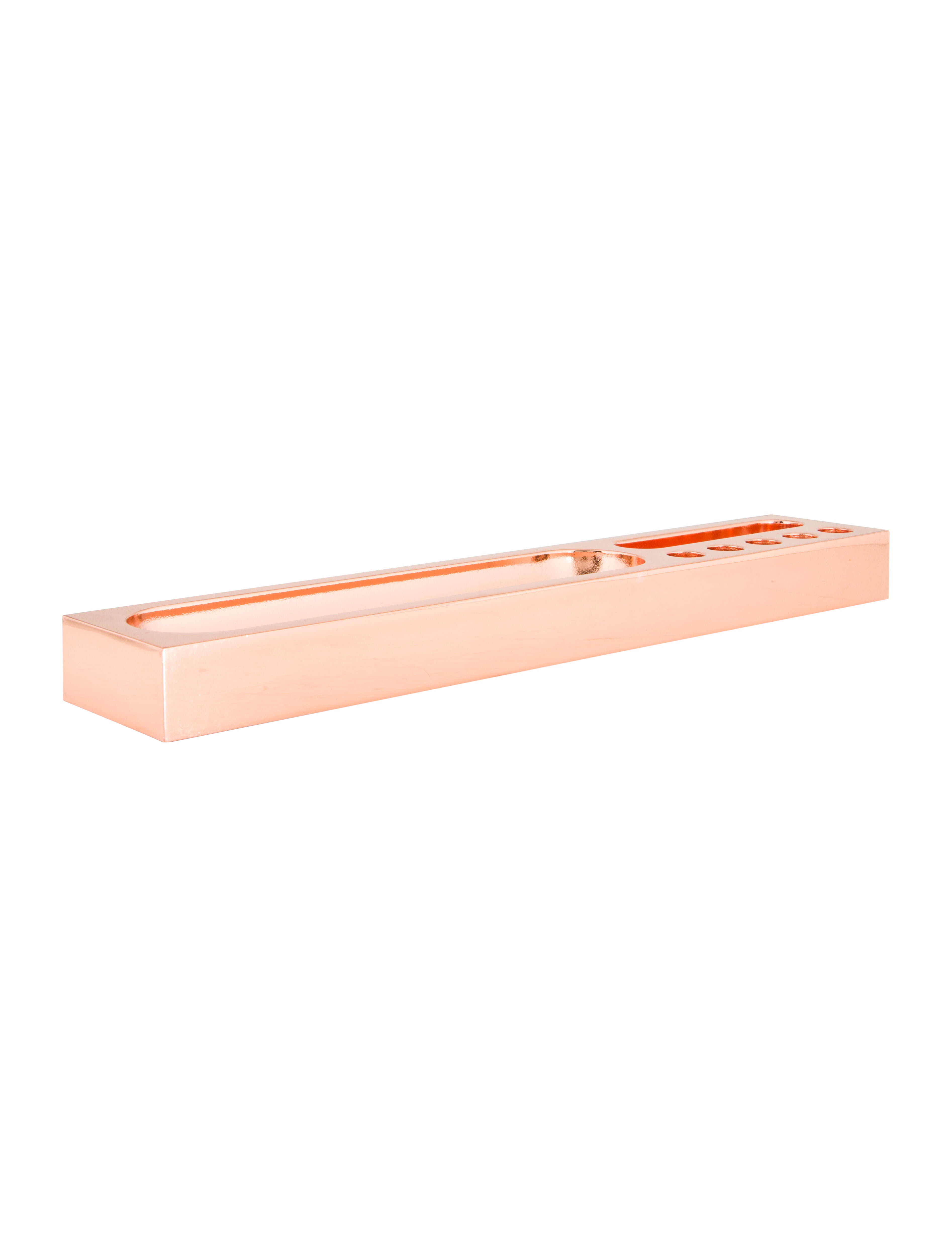 Tom Dixon Cube Desk Tidy Tray - Brown - TDX20631 | The RealReal