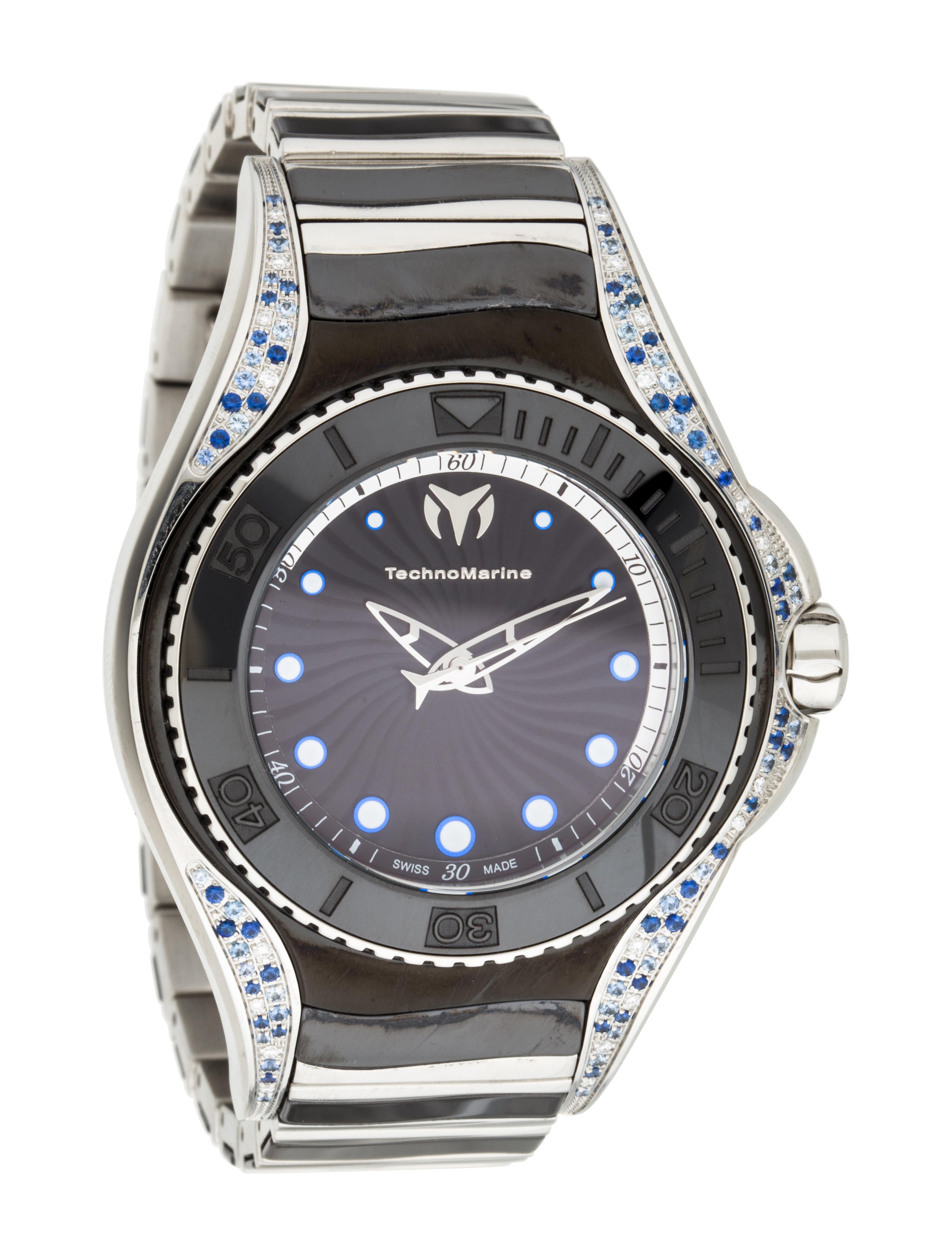 TechnoMarine Techno Marine Blue Manta Watch w/ Tags - Bracelet ...