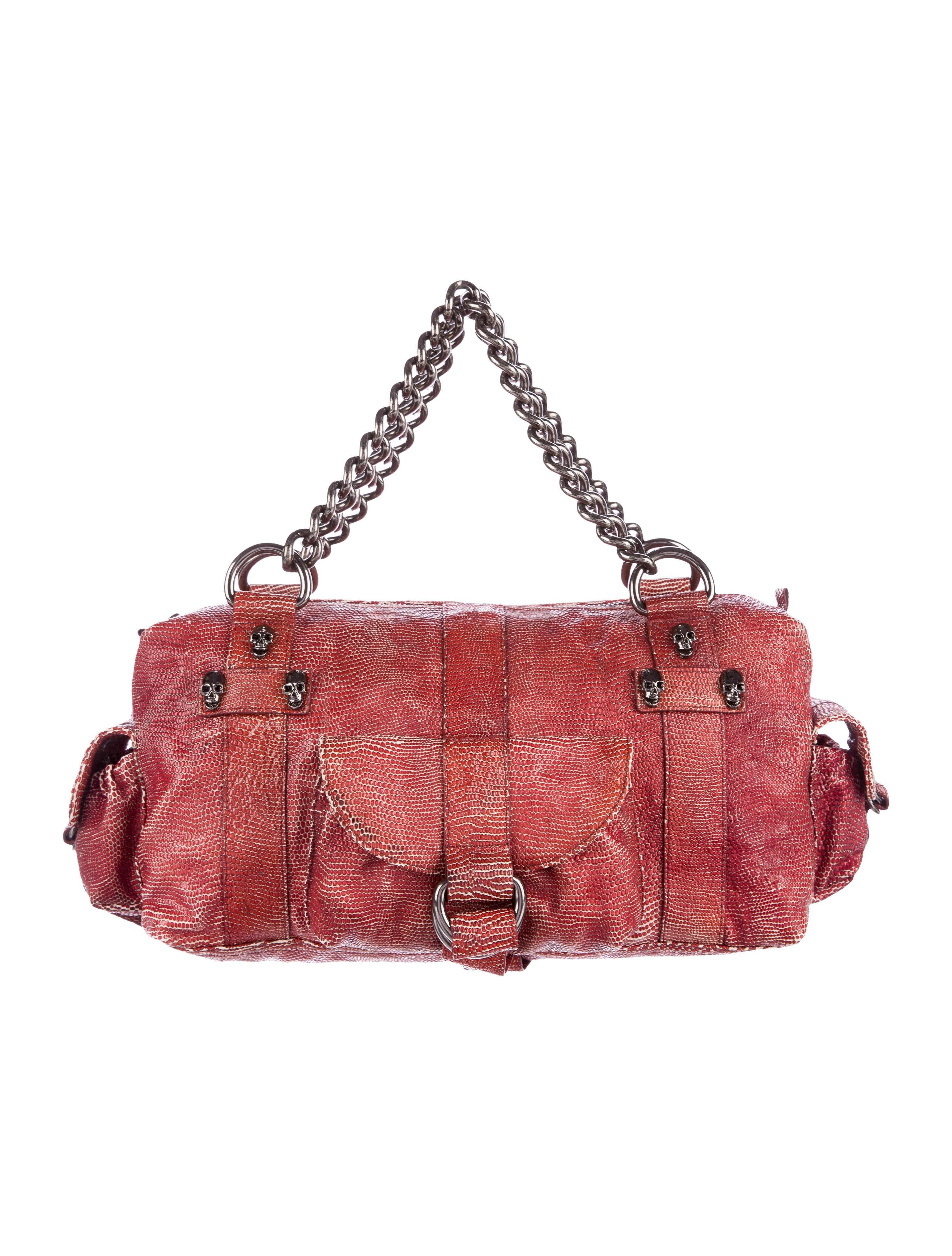 Thomas Wylde Embossed Patent Leather Handle Bag - Handbags - THM24898 ...