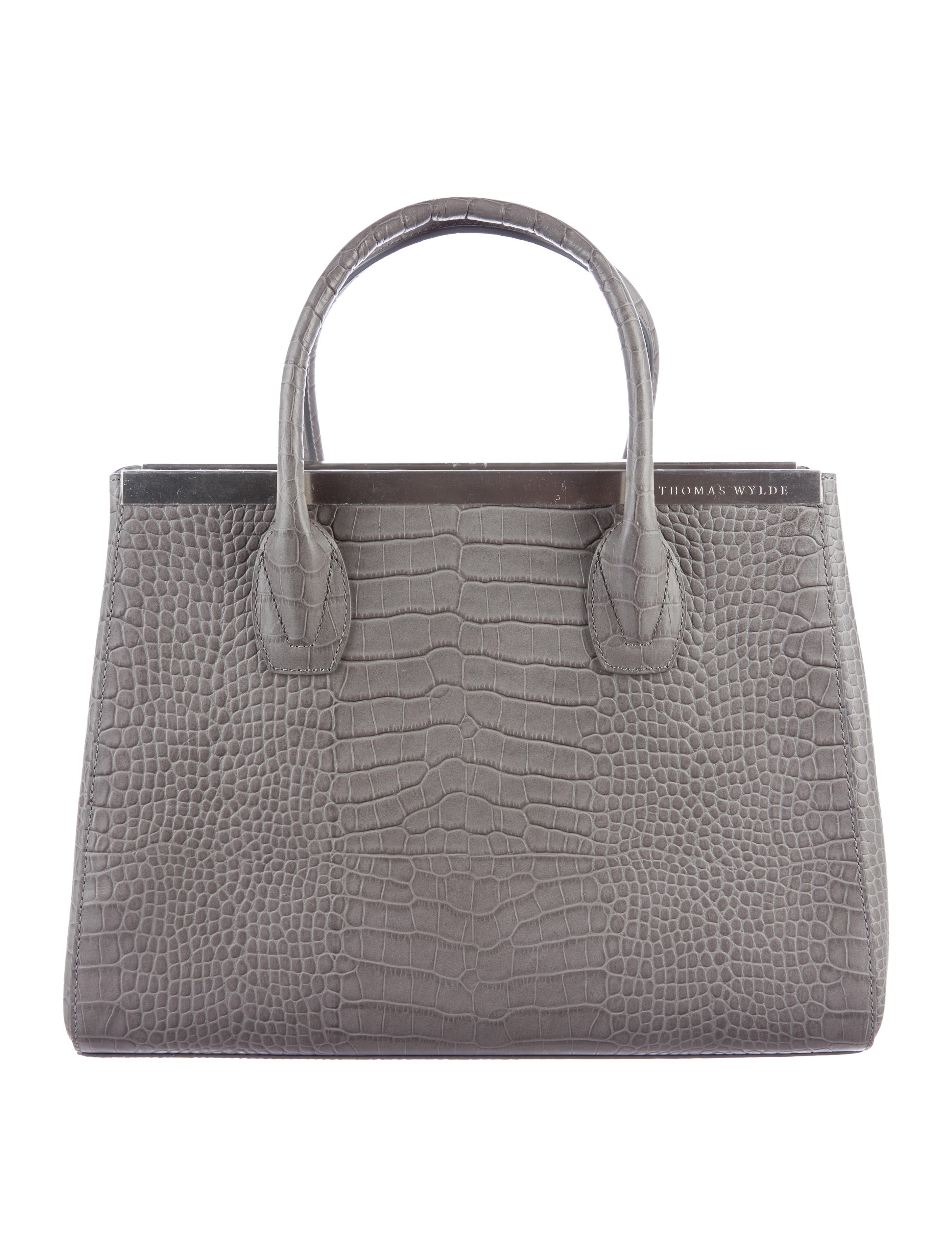 Thomas Wylde Embossed Leather Tote - Handbags - THM27917 | The RealReal