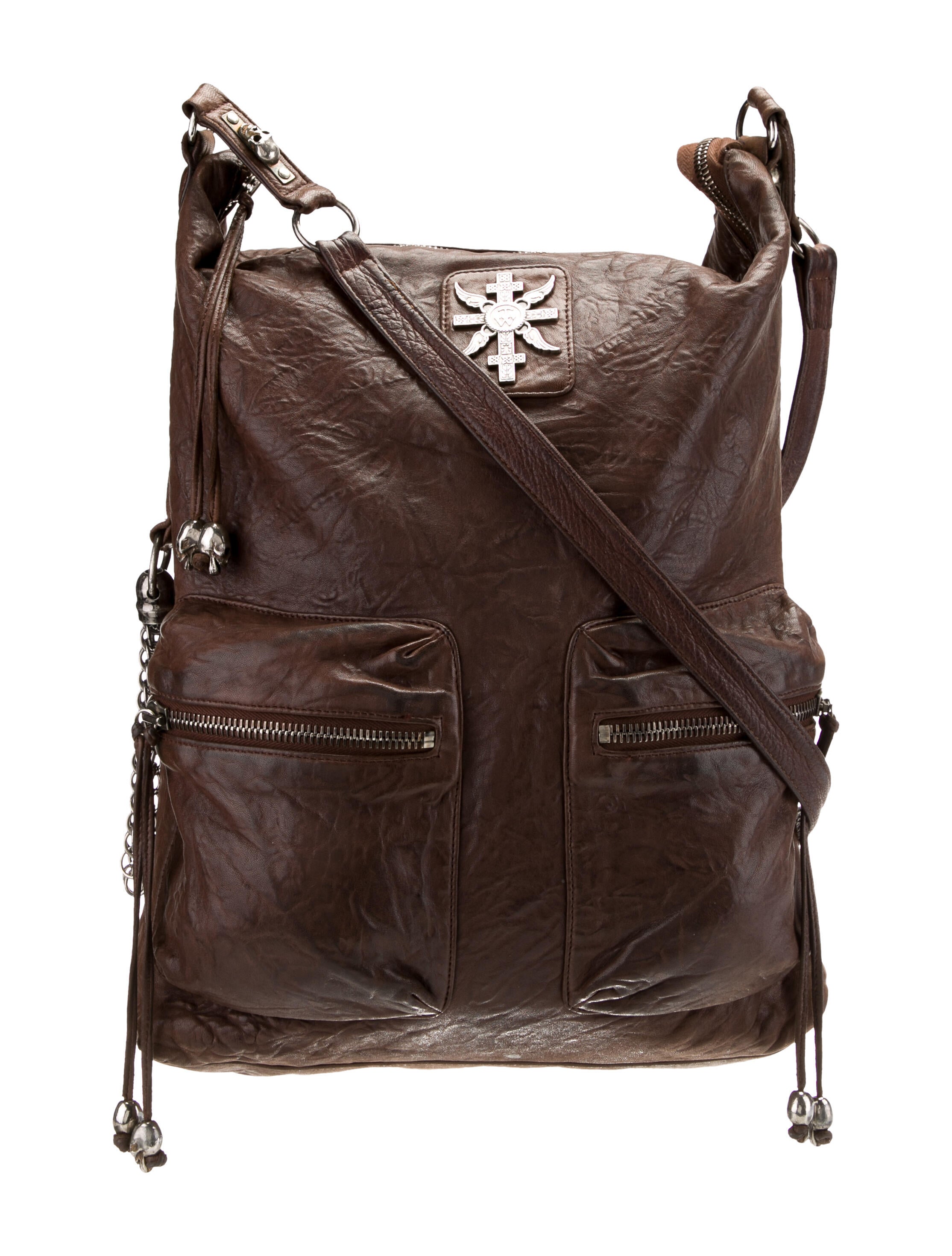 Thomas Wylde Leather Crossbody Bag - Brown Crossbody Bags, Handbags ...