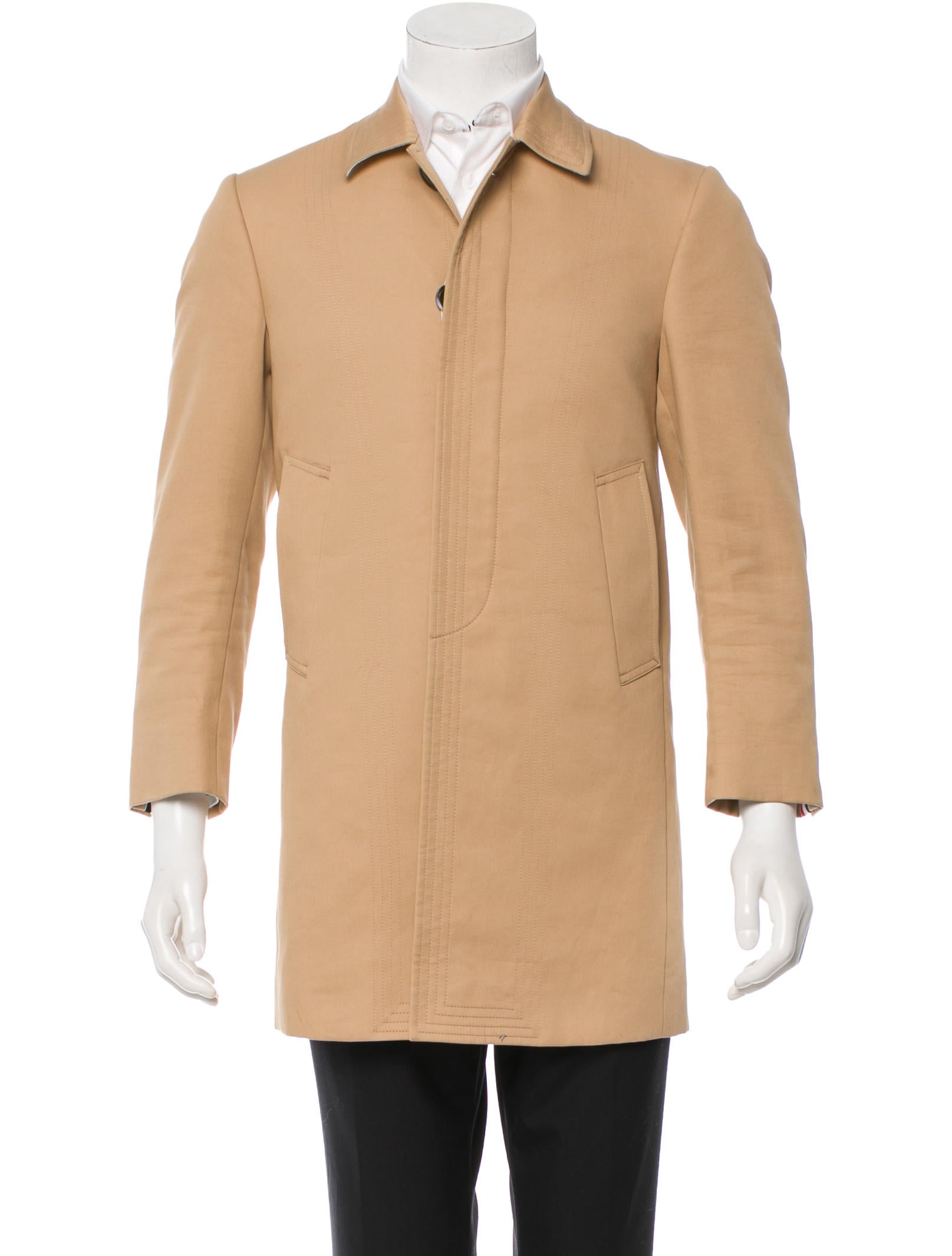 Thom Browne Lightweight Macintosh Coat - Neutrals Outerwear, Clothing ...