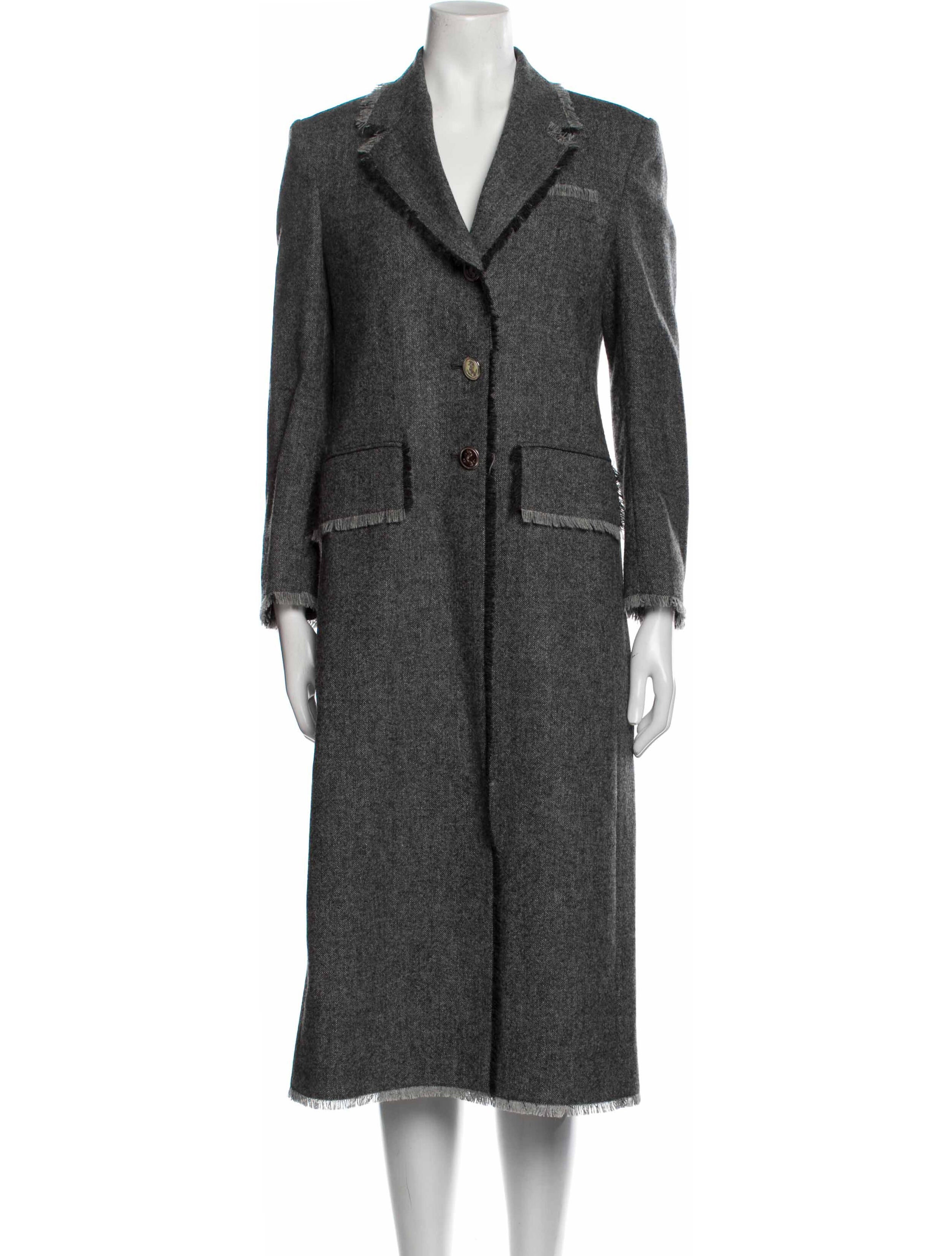 Thom Browne Coat - Grey Coats, Clothing - THO45963 | The RealReal