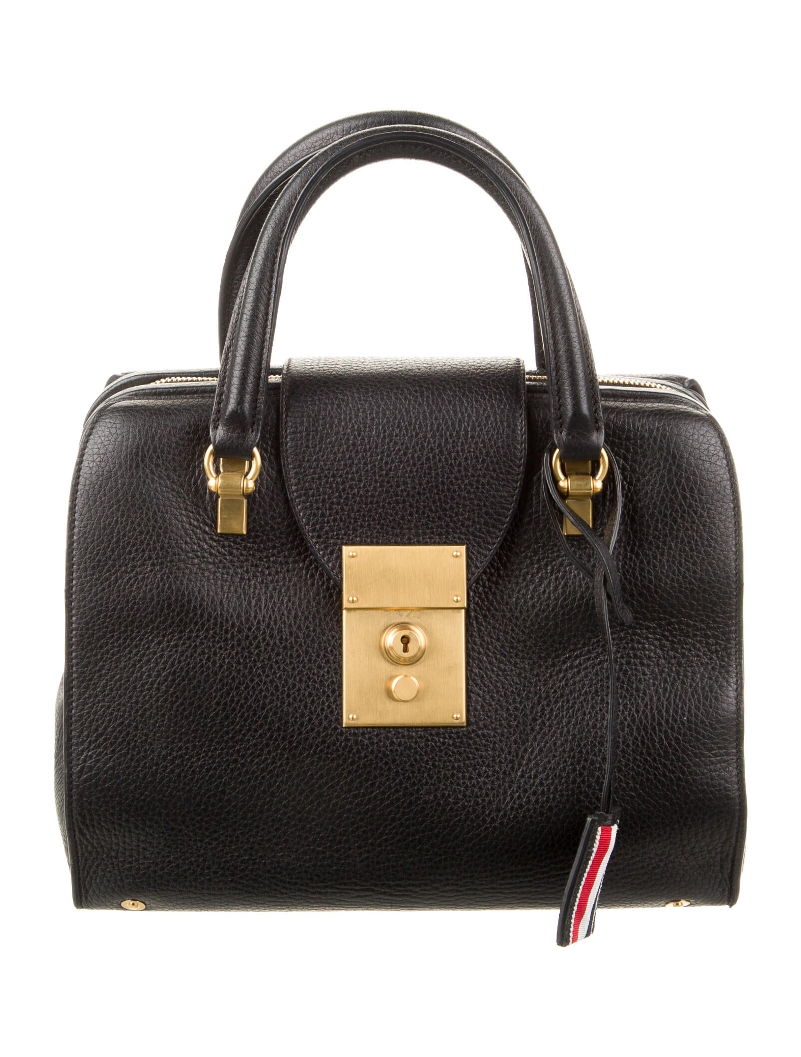 Thom Browne Leather Handle Bag - Black Handle Bags, Handbags - THO47382 ...
