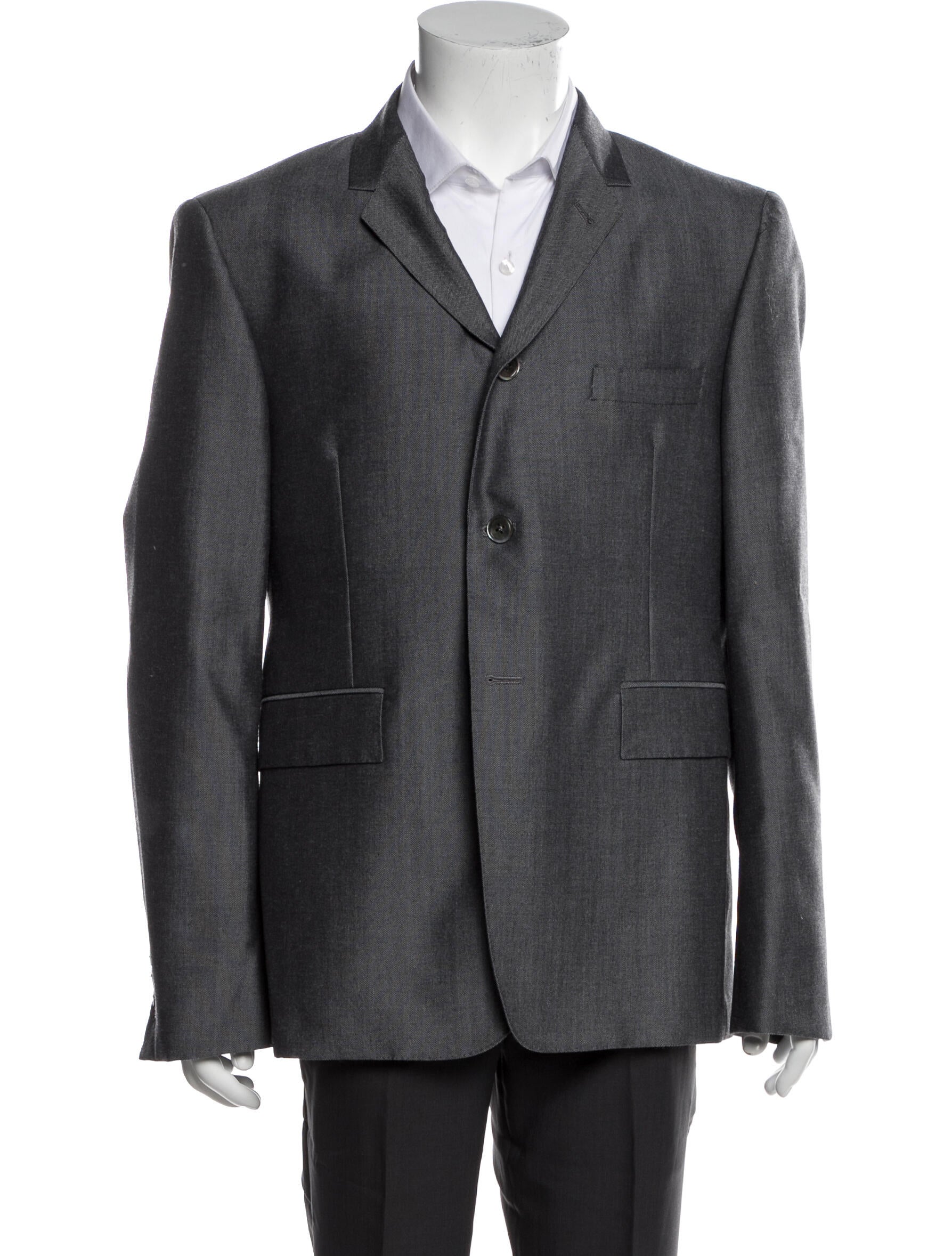 Burberry London Plaid Wool Suit - Blue, 10" Rise Suiting, Clothing ...