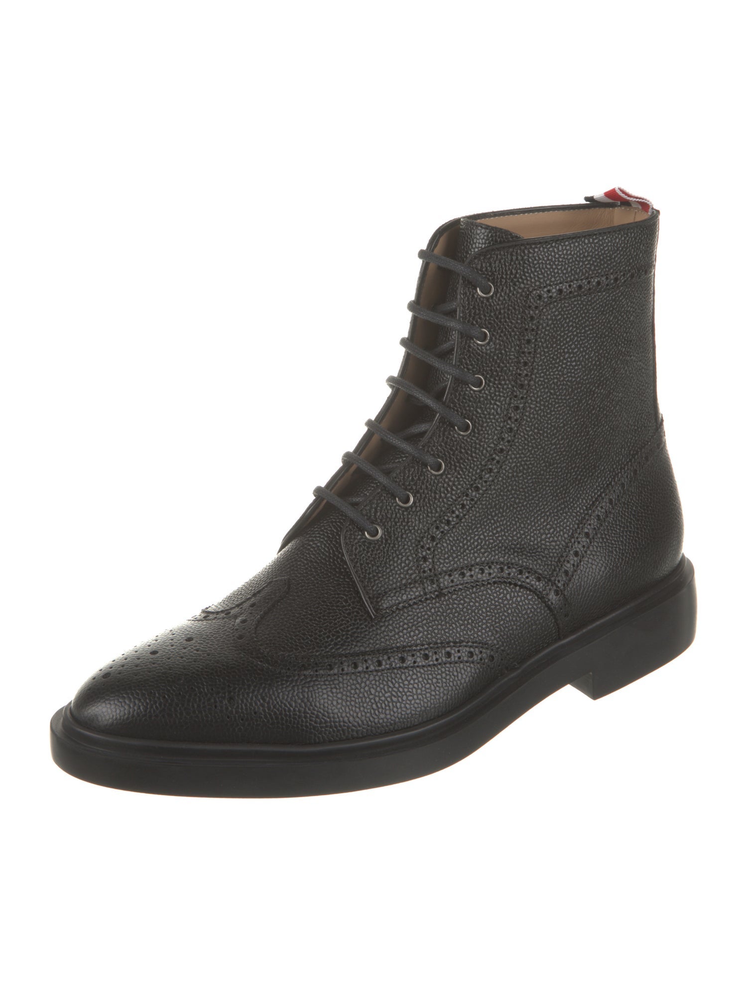 Thom Browne Leather Lace-Up Boots w/ Tags - Black Boots, Shoes ...