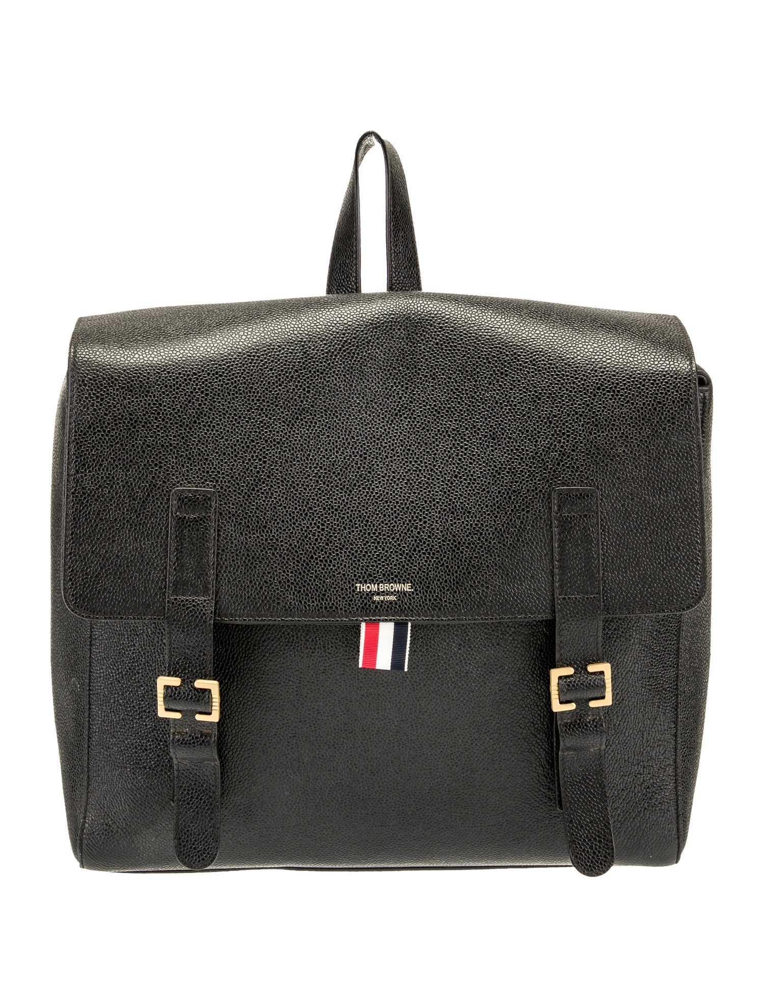 Thom Browne Leather Backpack - Black Backpacks, Handbags - THO53137 ...