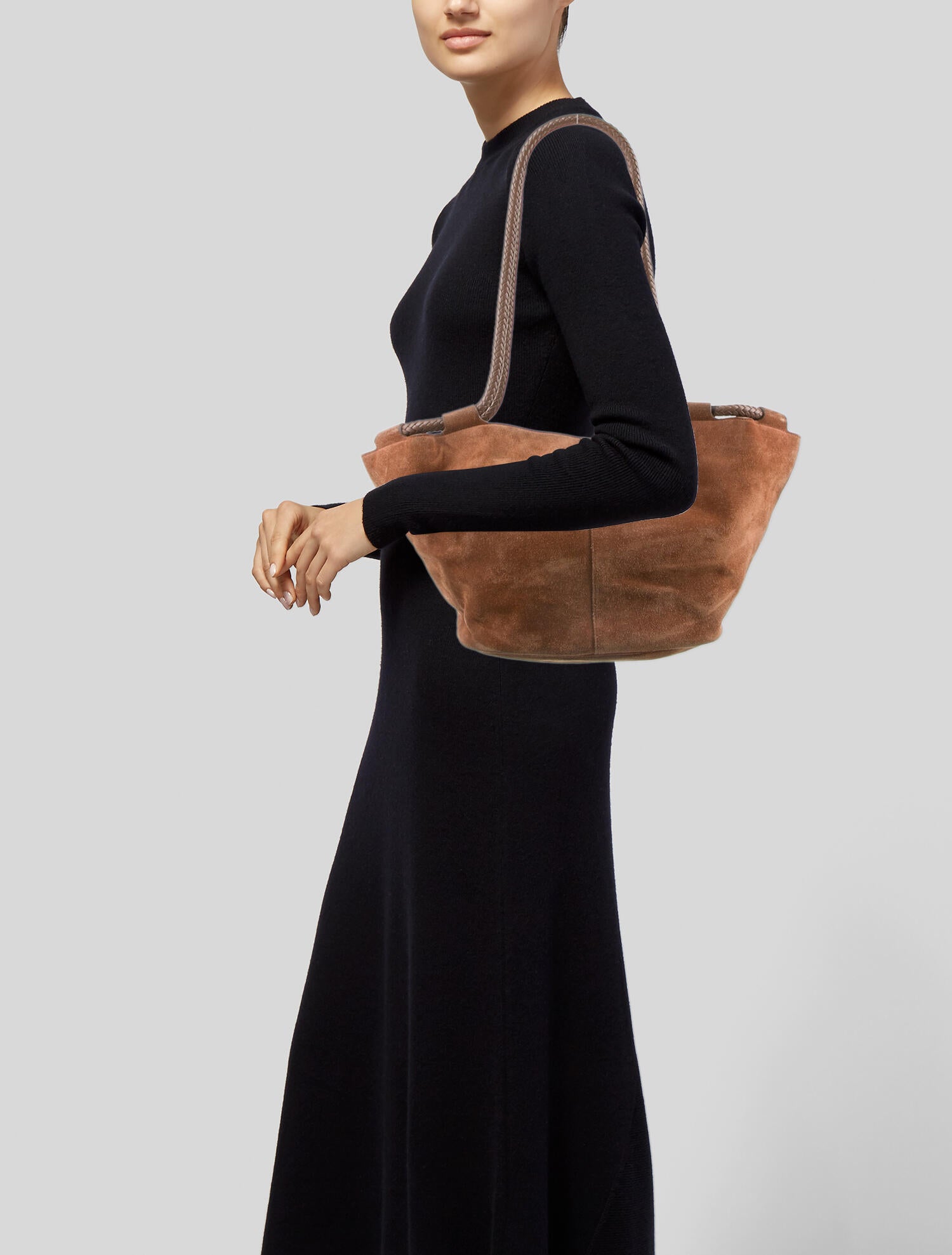 The Row Leather Duplex Bag - Brown Shoulder Bags, Handbags - THR46774 ...