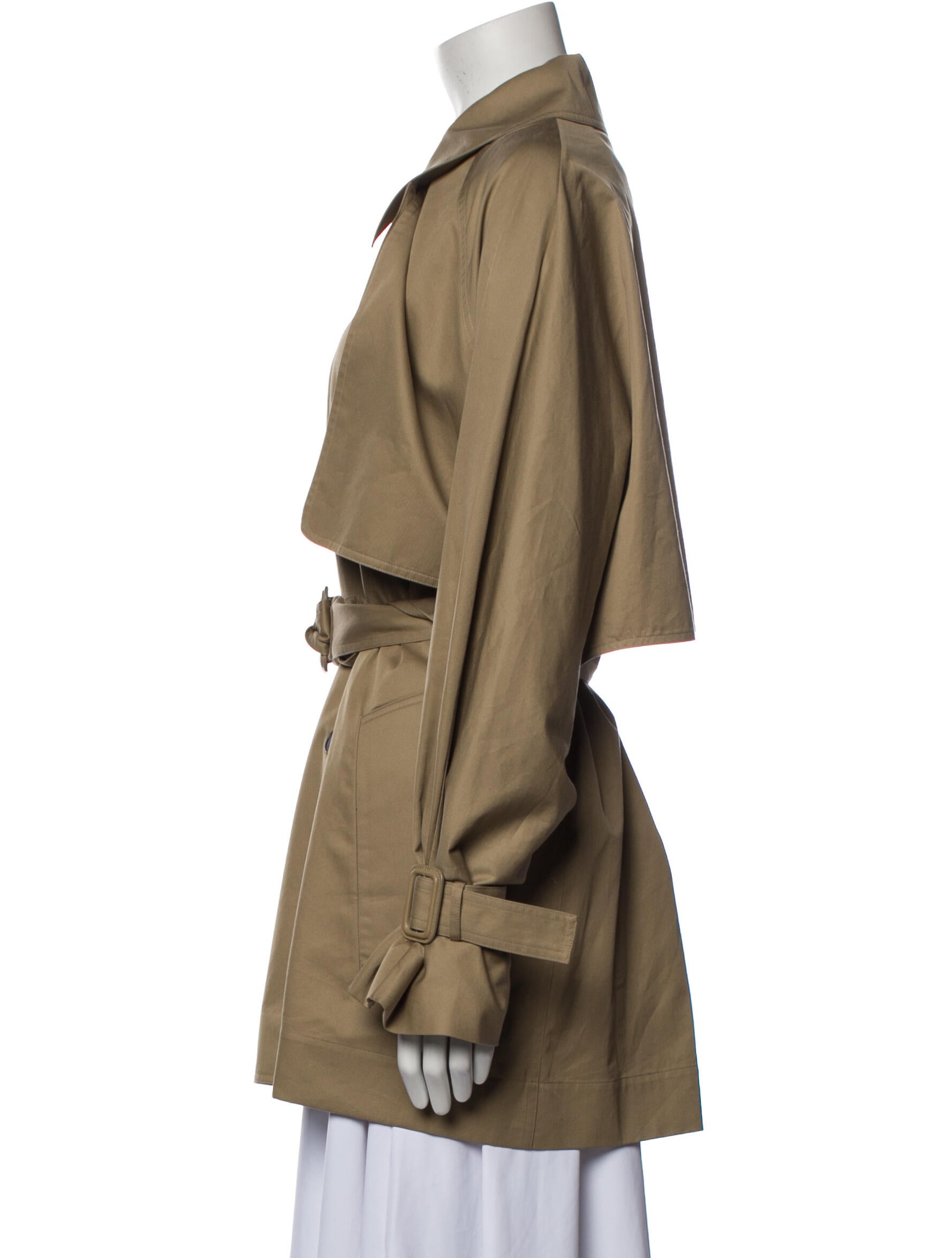 Post Card Hooded Knee-Length Coat - Grey Coats, Clothing - PSC20127 ...