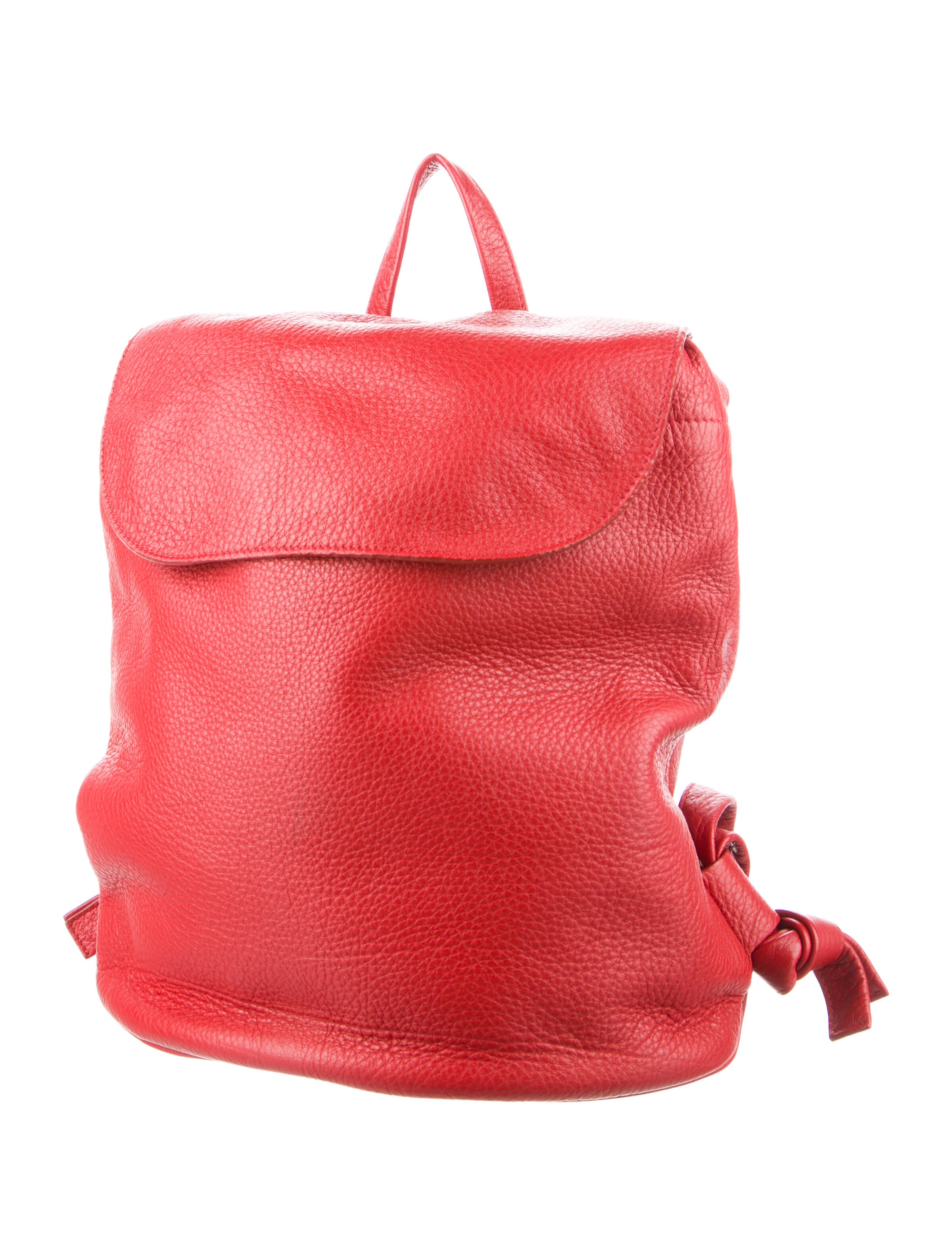 The Row Leather Backpack - Red Backpacks, Handbags - THR109975 | The ...
