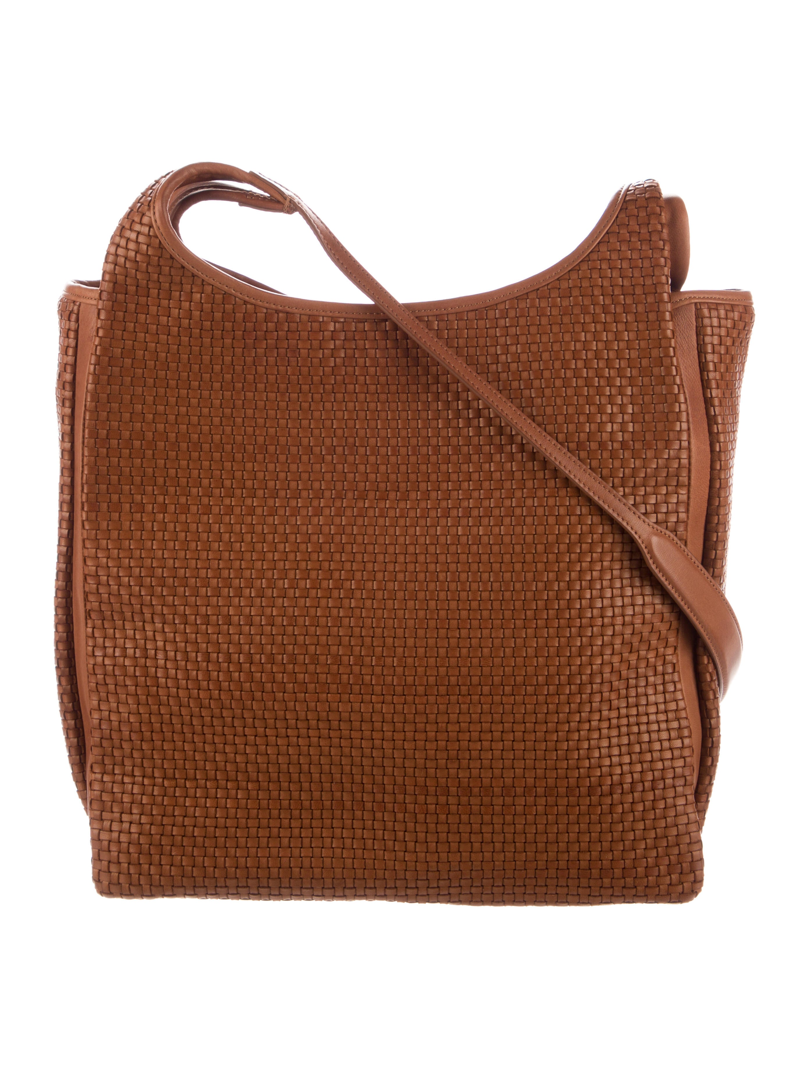 The Row Jules Woven Leather Tote - Brown Totes, Handbags - THR111725 ...