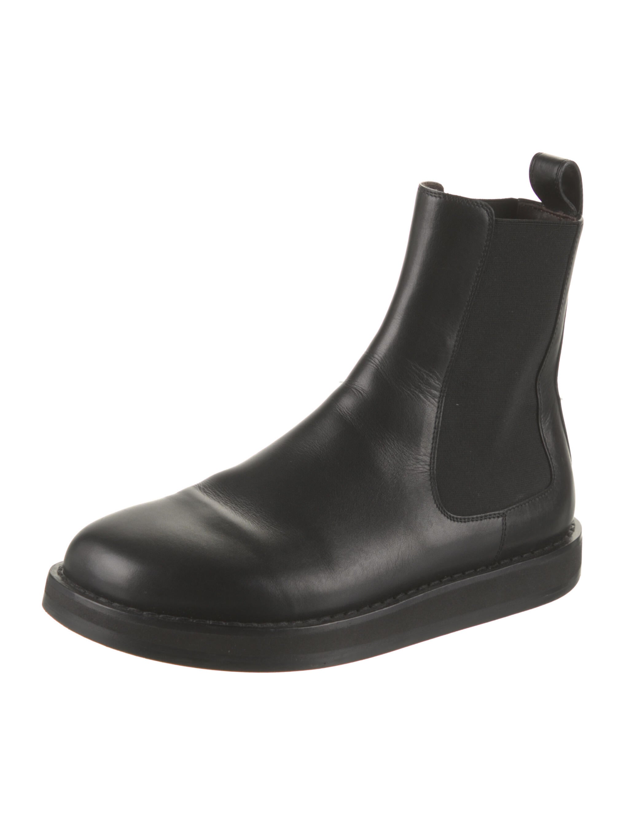 The Row Leather Chelsea Boots - Brown Boots, Shoes - THR104473 | The ...