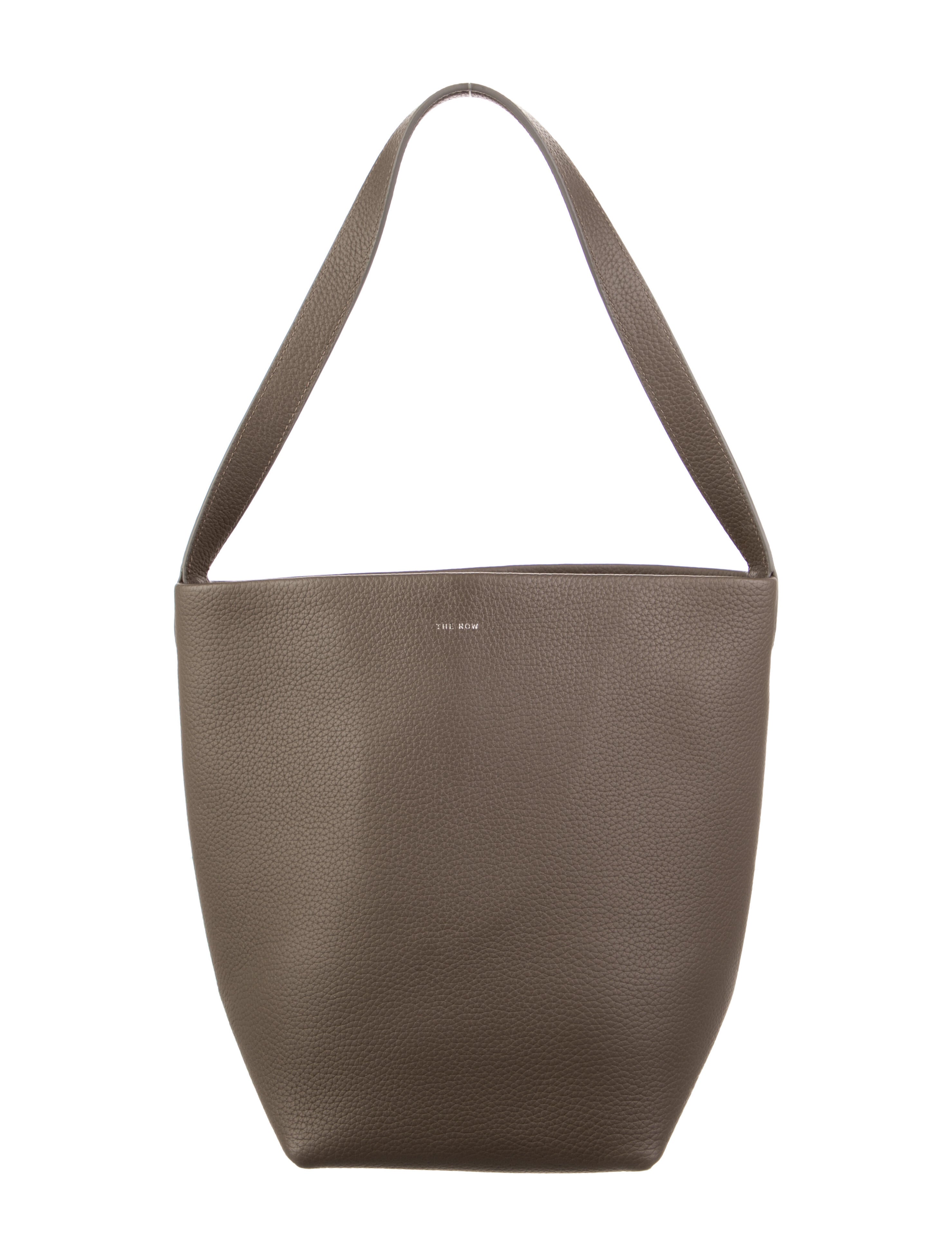 The Row Leather Shoulder Bag - Brown Shoulder Bags, Handbags ...