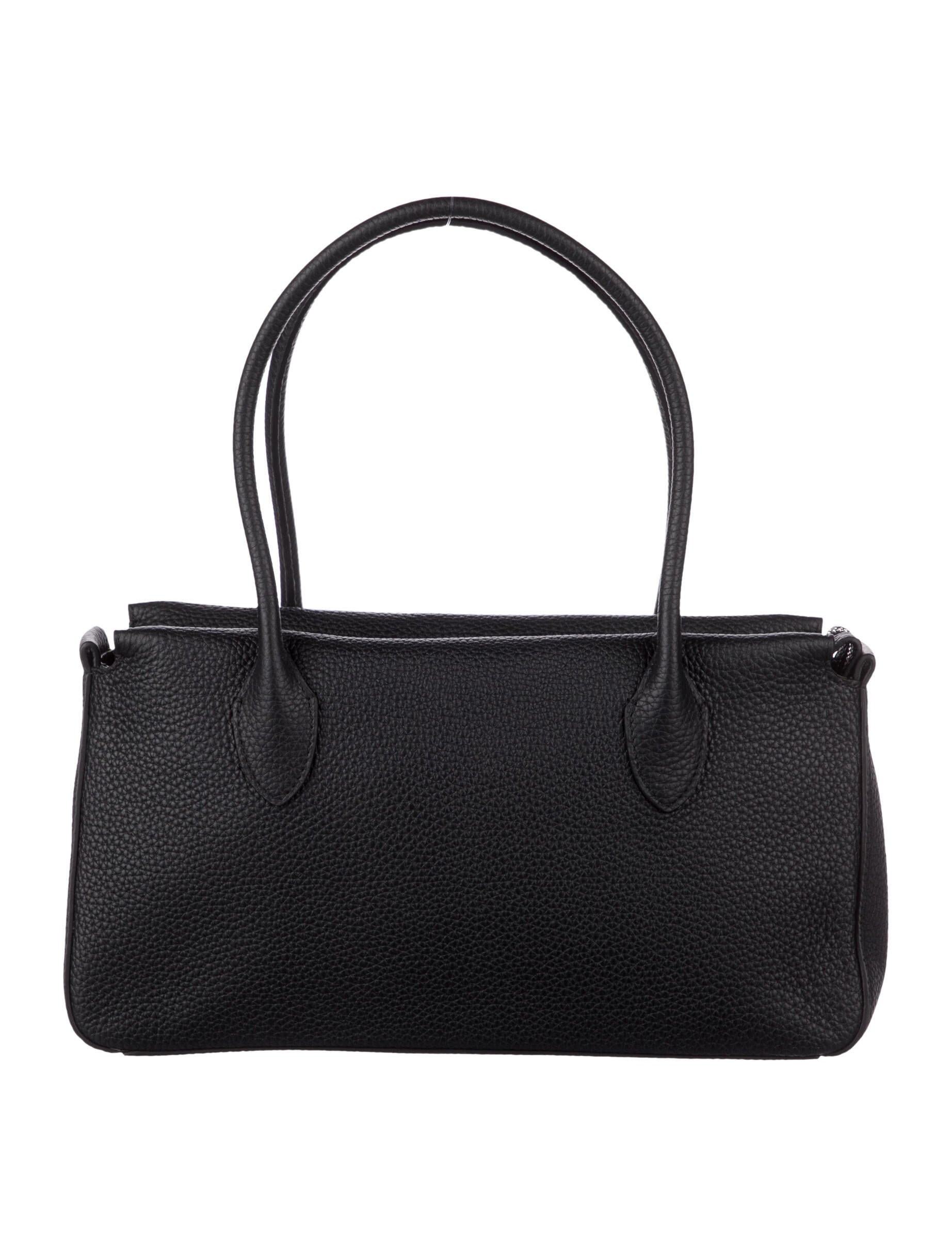 The Row Grained Leather E/W Top Handle Bag - Grey Handle Bags, Handbags ...