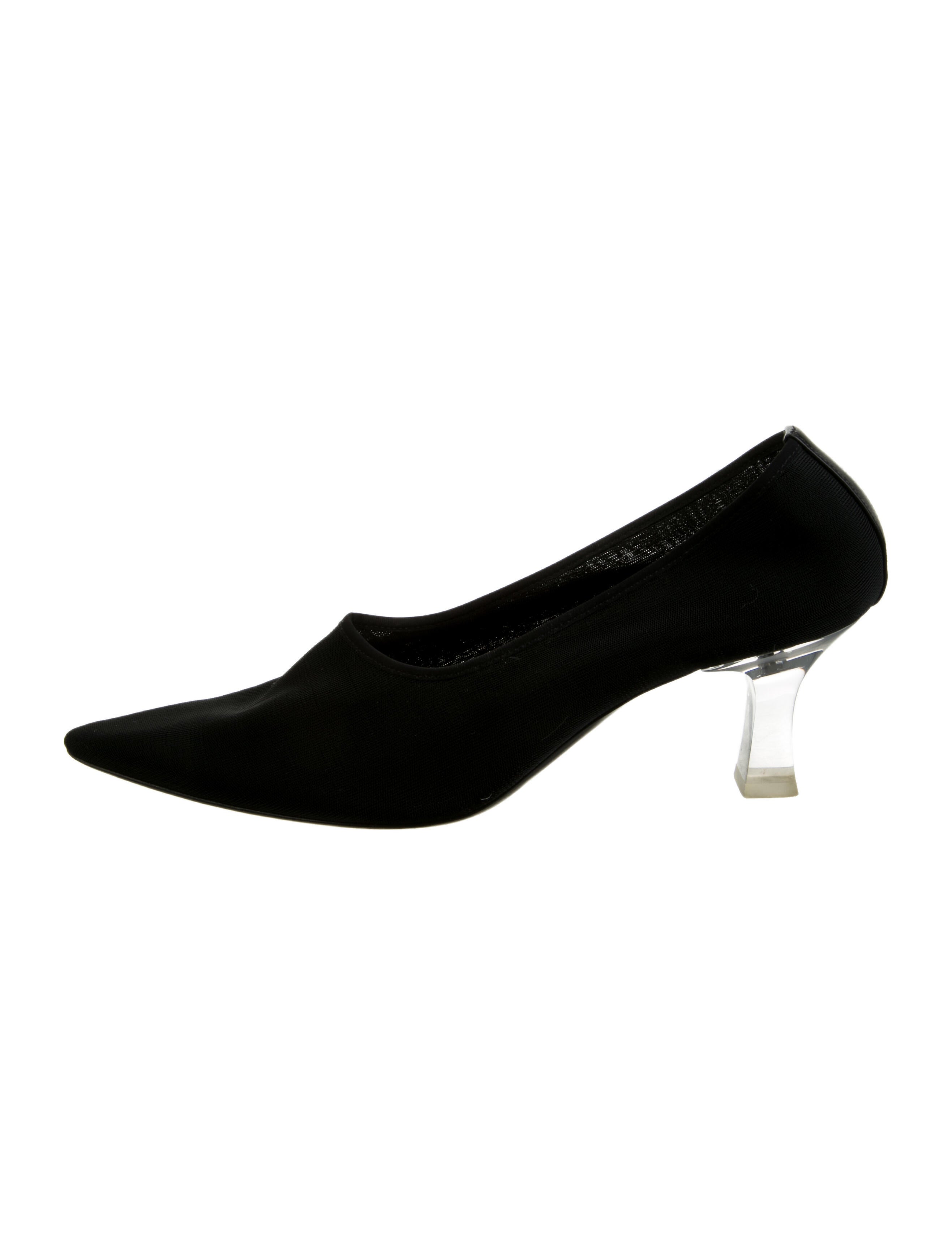 The Row Mesh Accents Pumps - Black Pumps, Shoes - THR119742 | The RealReal