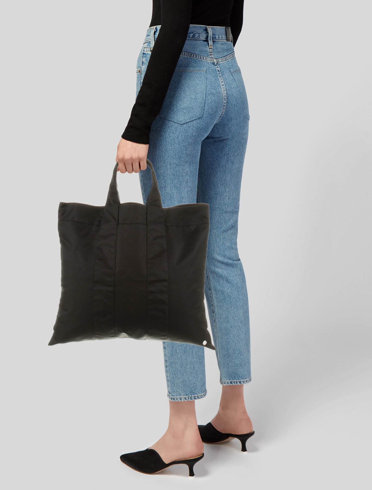 The Row Nylon Tote - Black Totes, Handbags - THR123523 | The RealReal