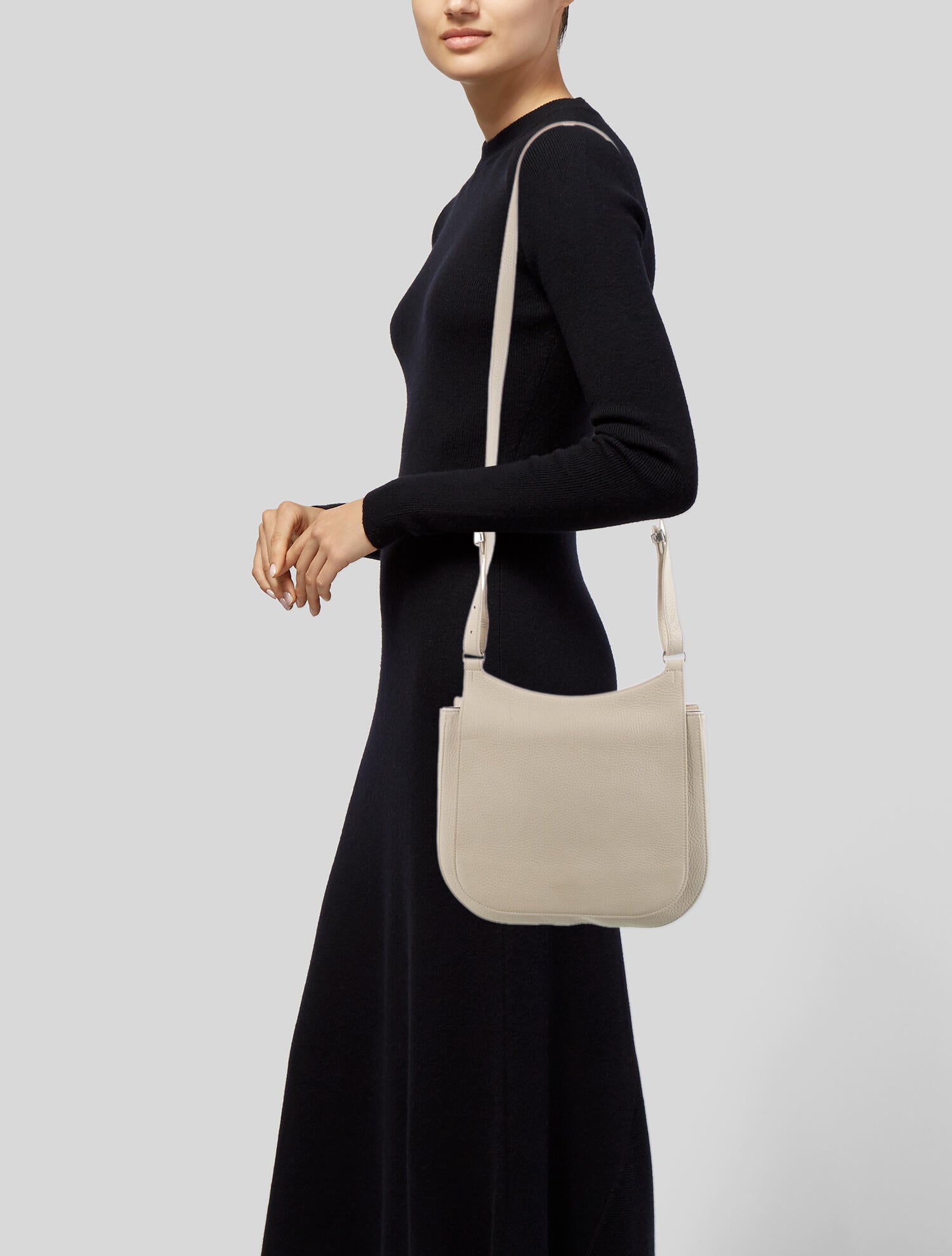 The Row Leather Crossbody Bag - Neutrals Crossbody Bags, Handbags ...