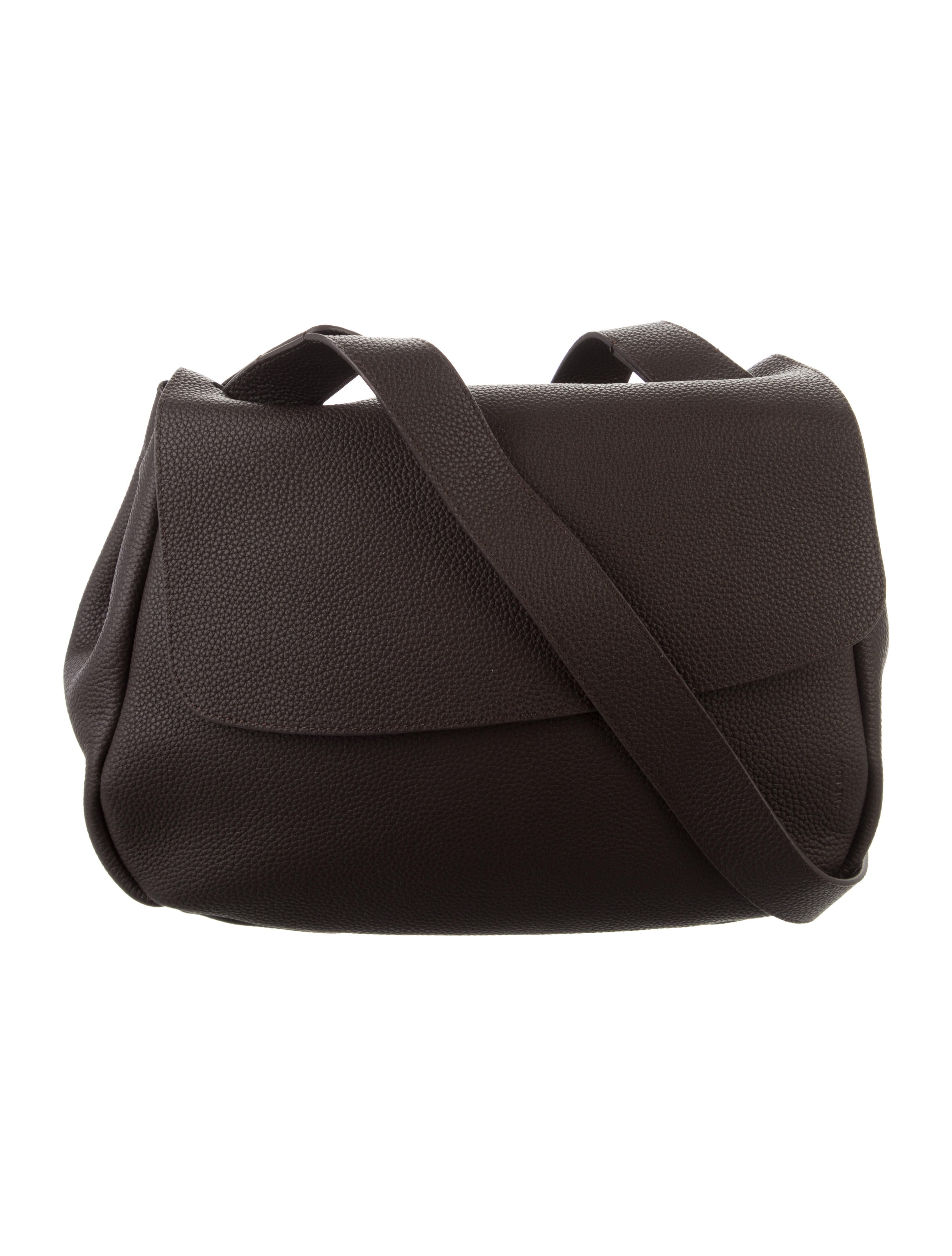 The Row Sidekick Leather Shoulder Bag w/Tags - Brown Shoulder Bags ...