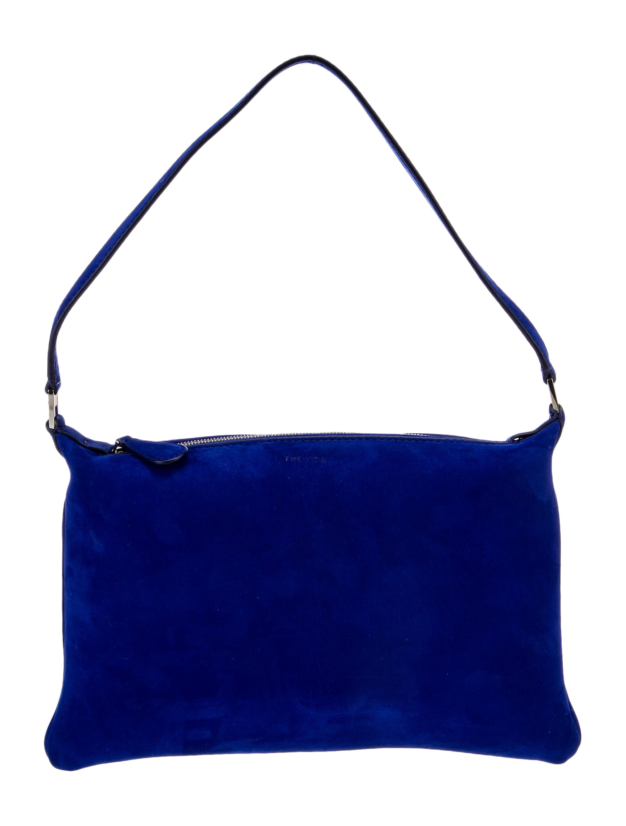 The Row Suede Shoulder Bag - Blue - THR125794 | The RealReal
