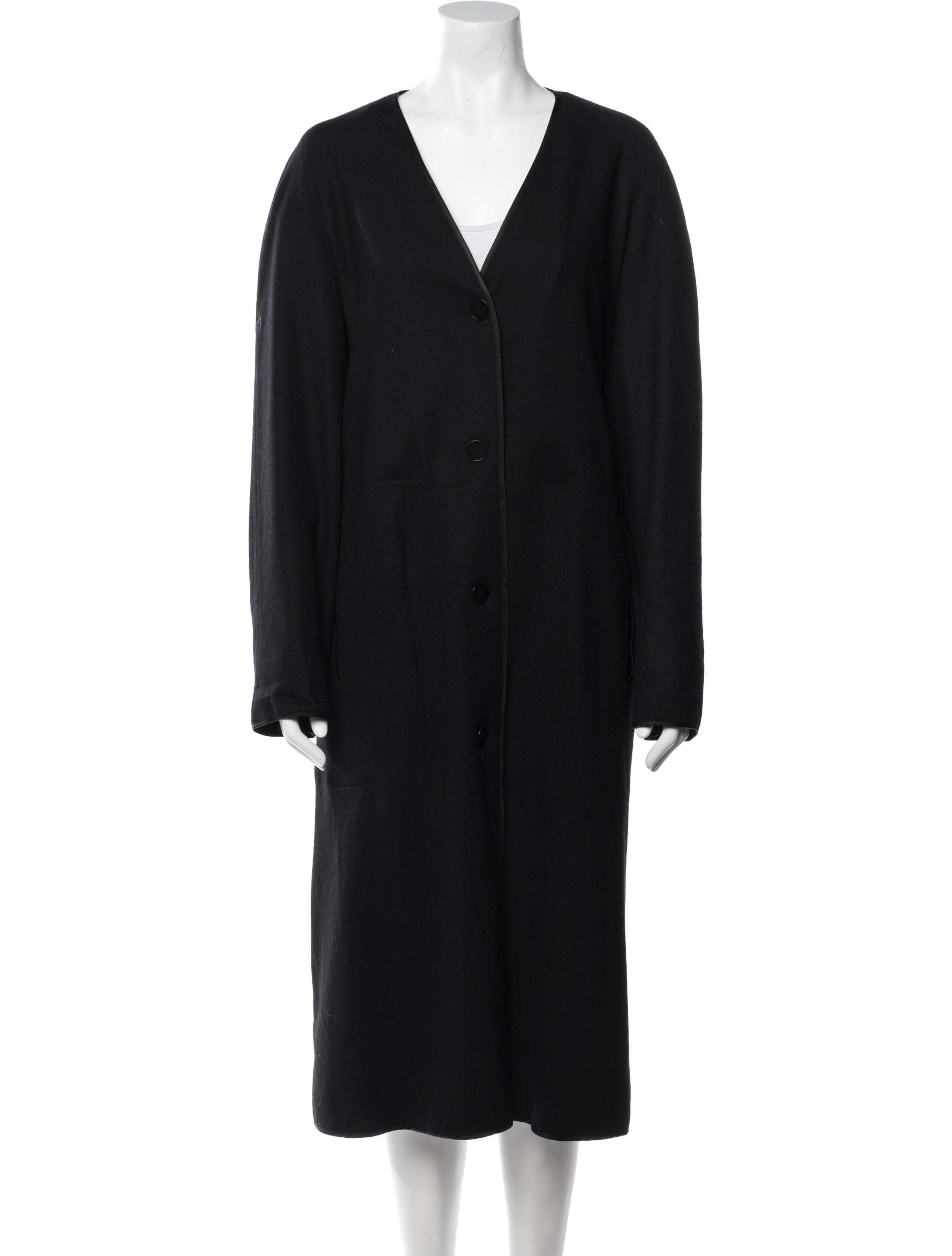 The Row Coat - Black Coats, Clothing - THR126853 | The RealReal
